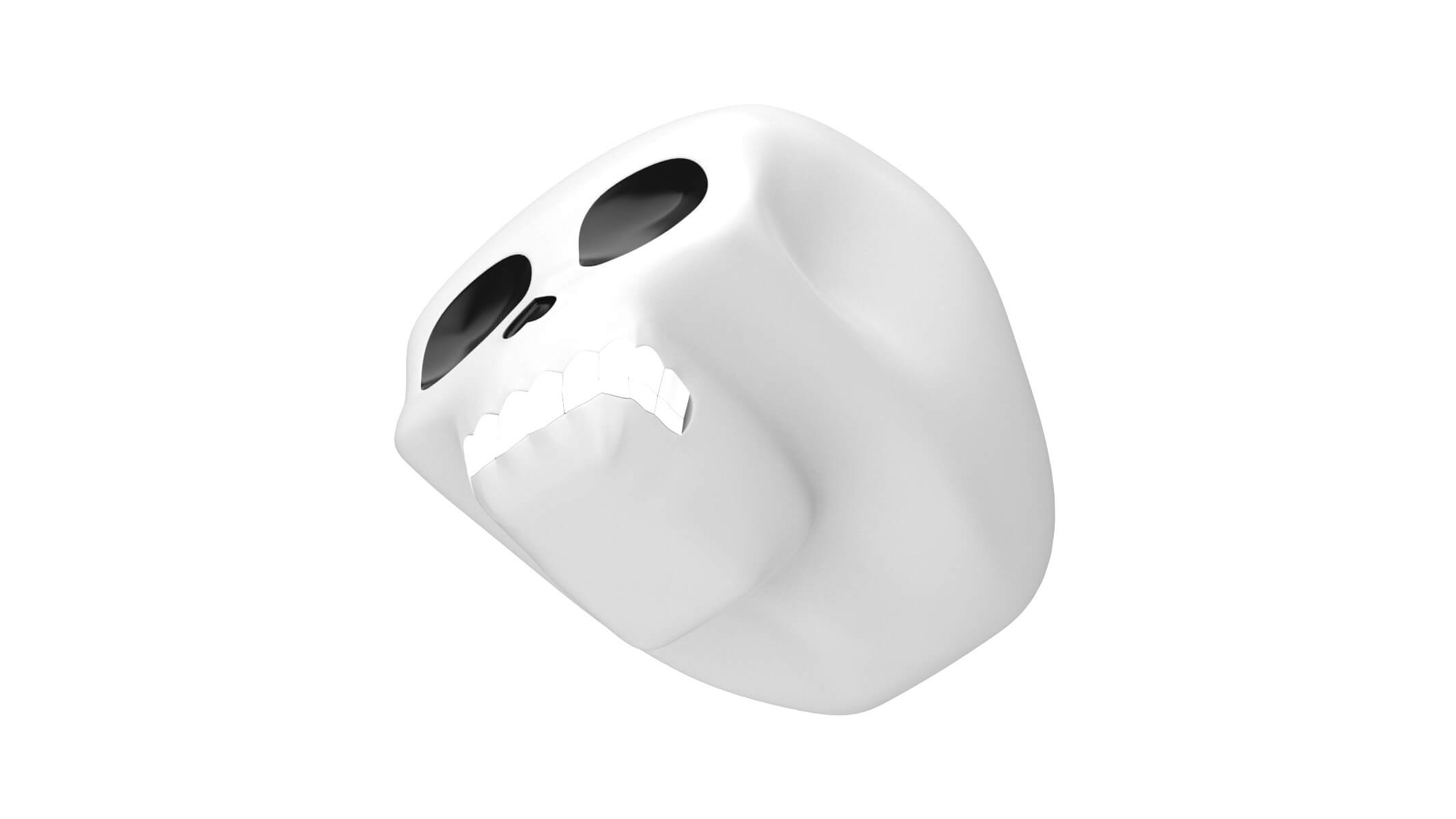 Apple Skull - 3D Model by frezzy