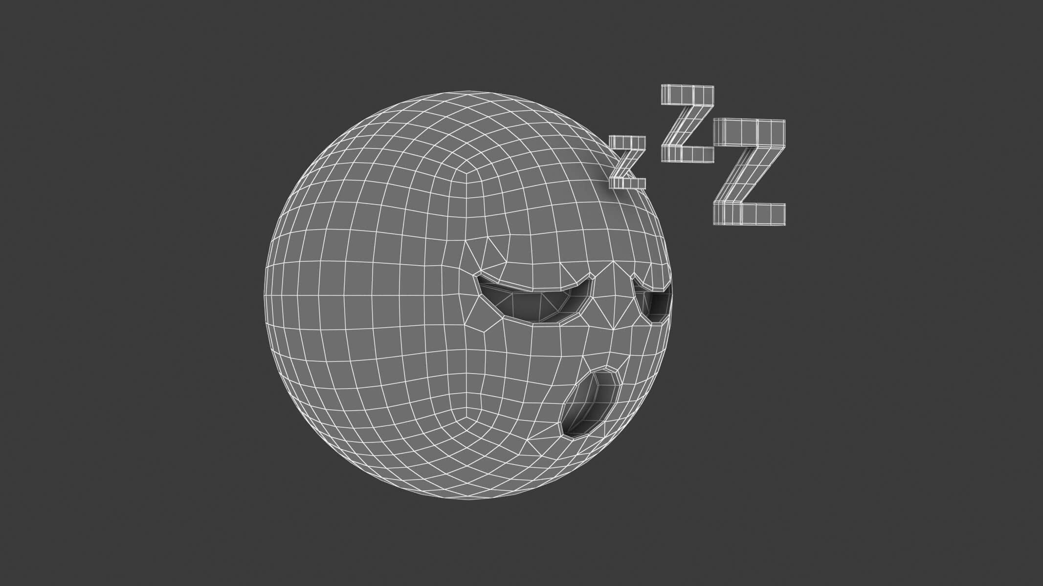 Sleeping Face - 3D Model by frezzy