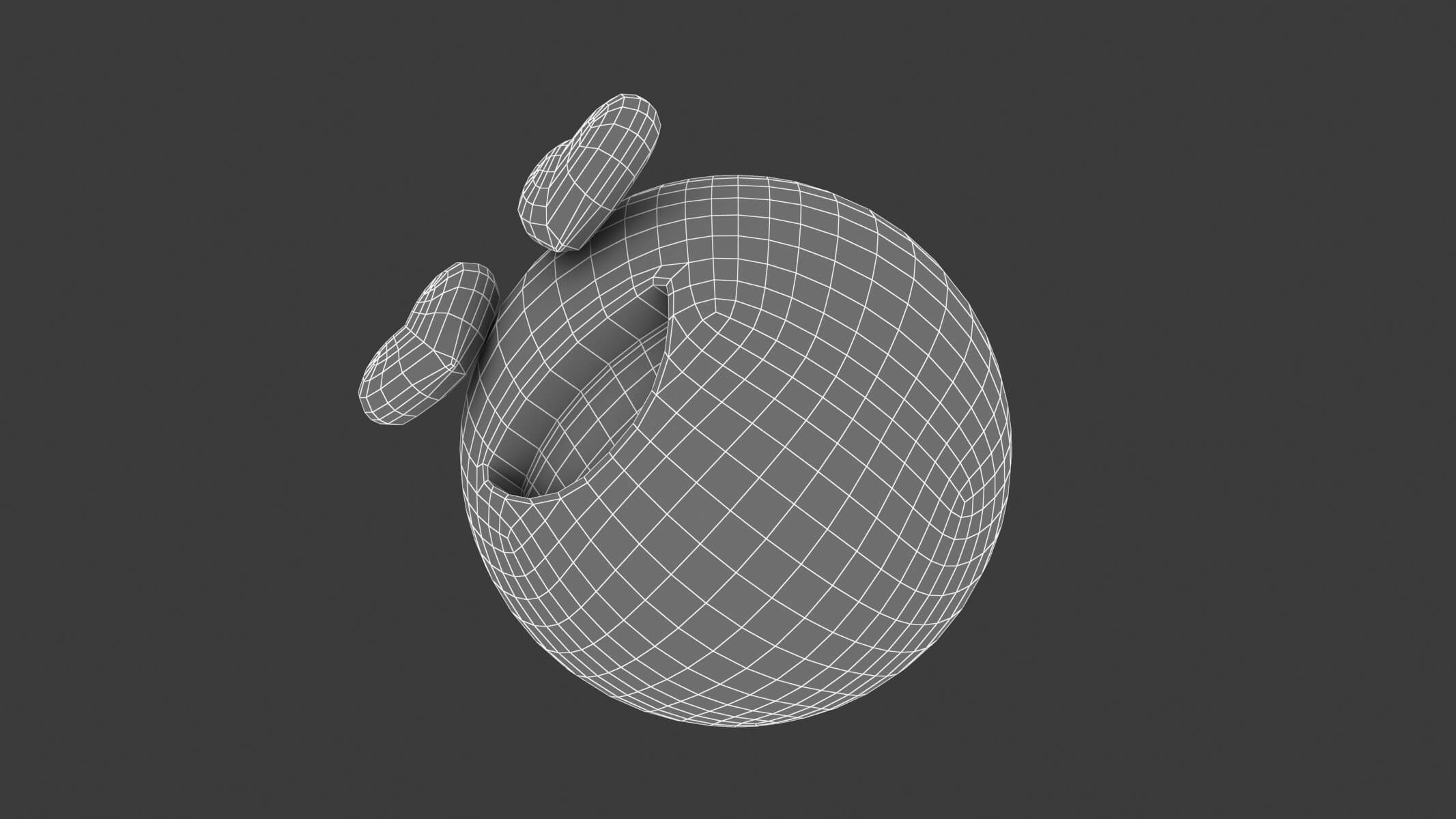 Smiling Face With Heart-eyes 3D Model by frezzy