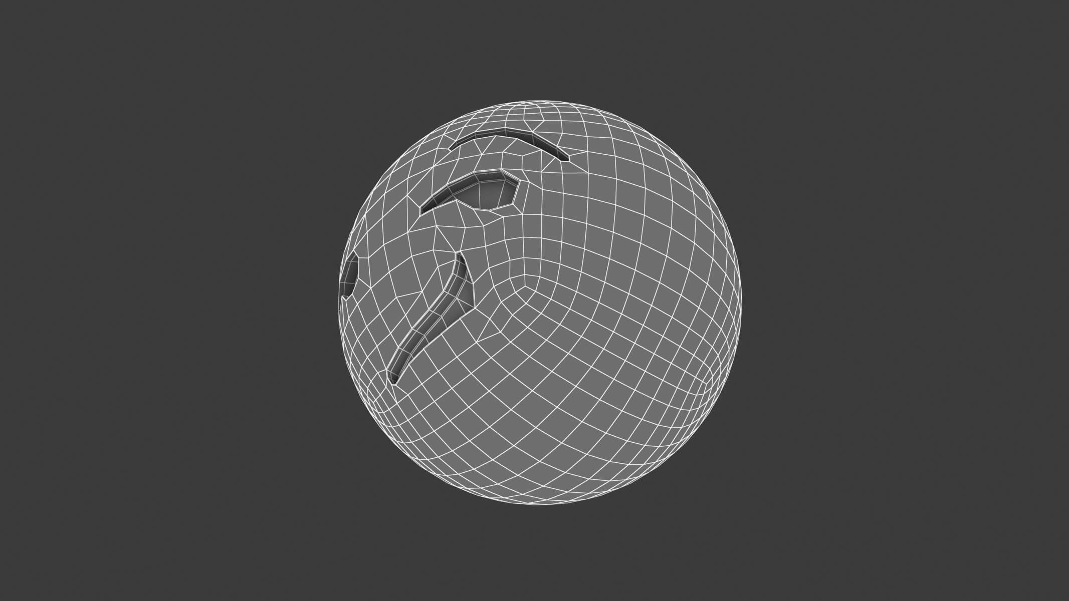 Smirking Face - 3D Model by frezzy