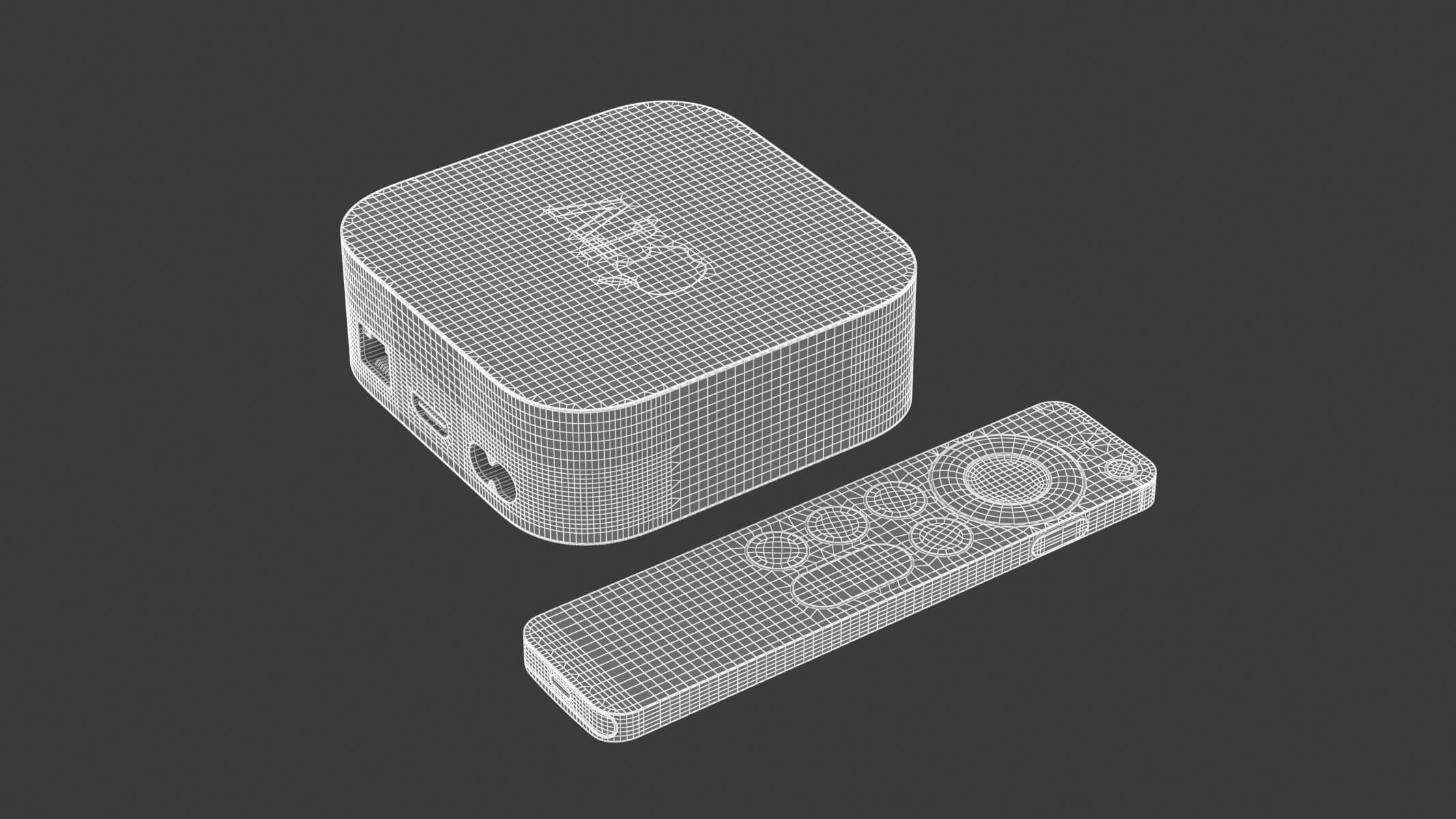 Apple TV 4K 2021 - 3D Model by frezzy