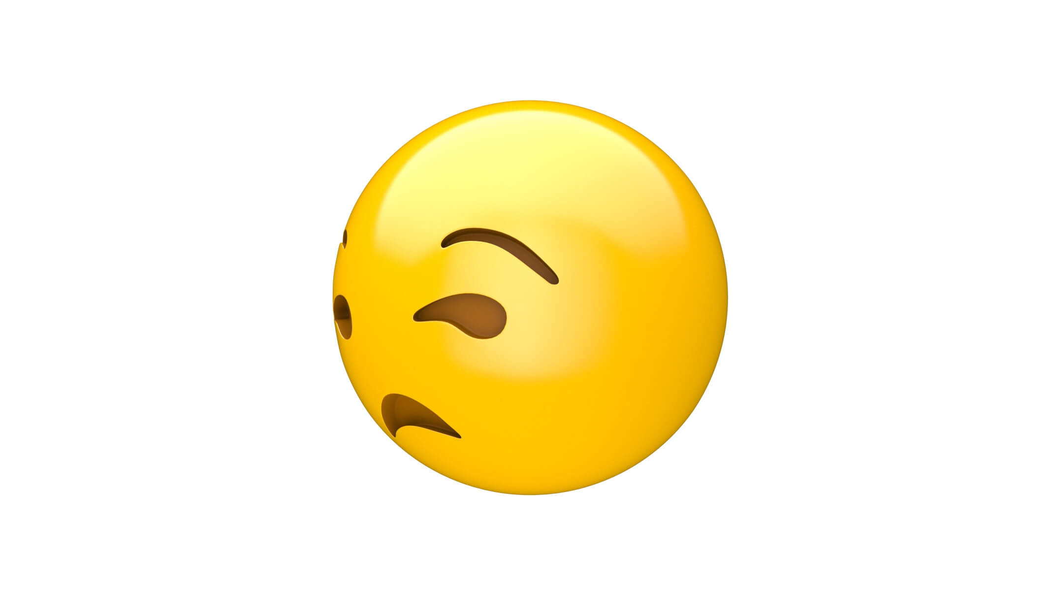 Unamused Face - 3D Model by frezzy