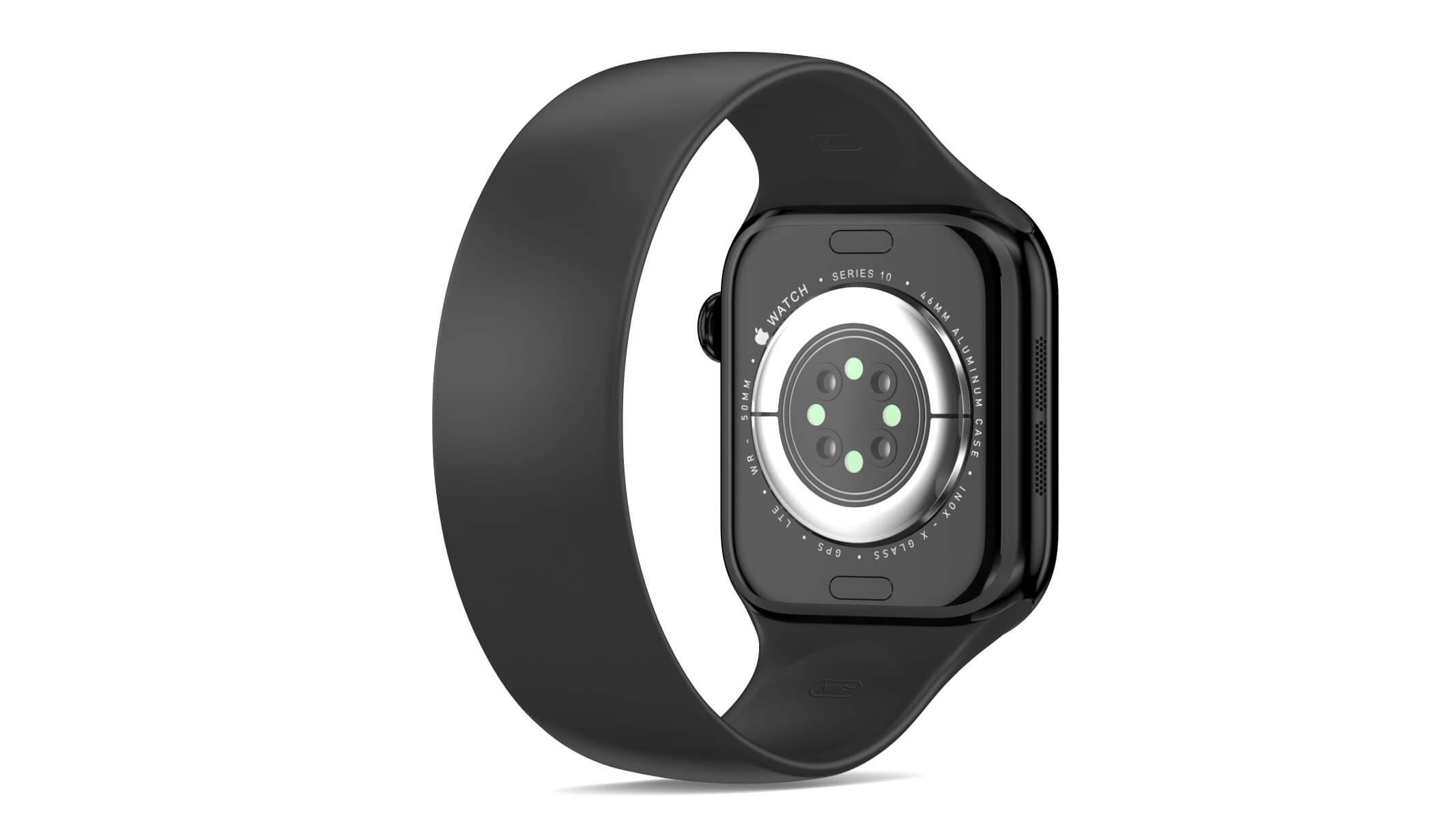 Apple Watch Series 10 Aluminum Jet Black - 3D Model by frezzy