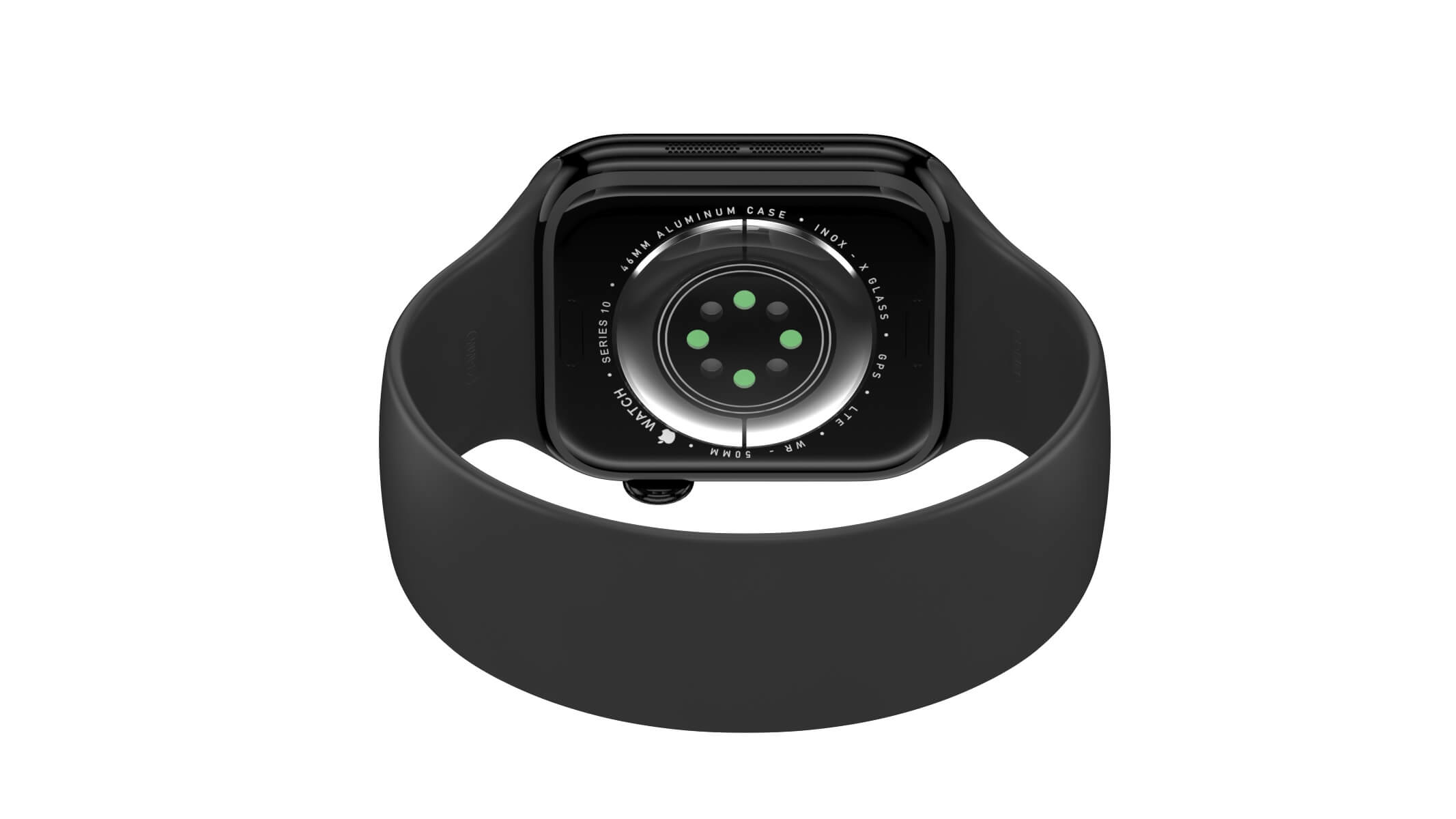 Apple Watch Series 10 Aluminum Jet Black - 3D Model by frezzy