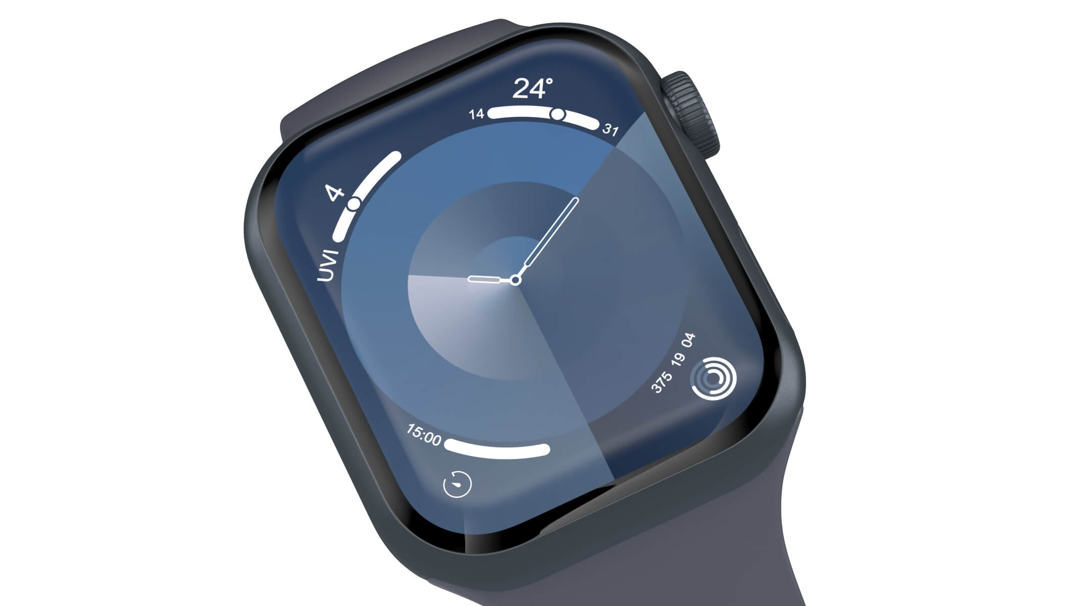 Apple Watch Series 9 Aluminum Midnight - 3D Model by frezzy