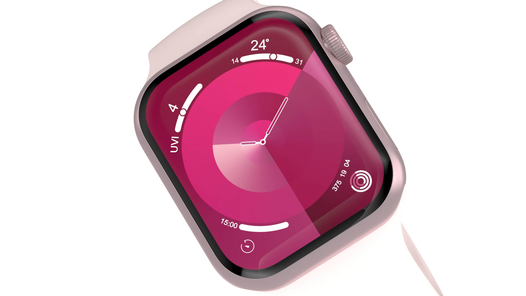 Apple Watch Series 9 Aluminum Pink - 3D Model by frezzy