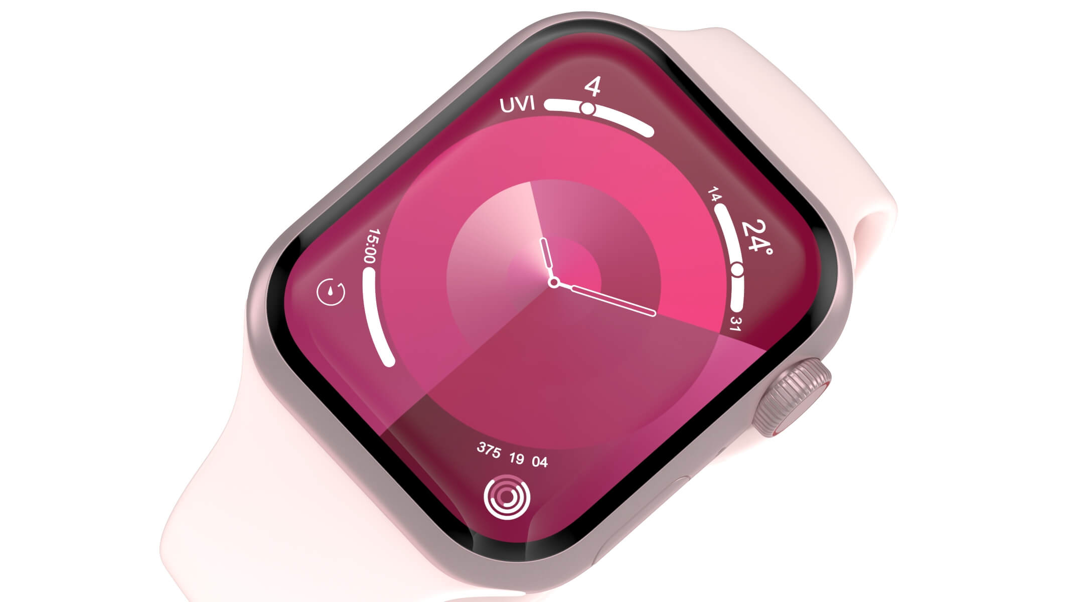 Apple Watch Series 9 Aluminum Pink - 3D Model by frezzy