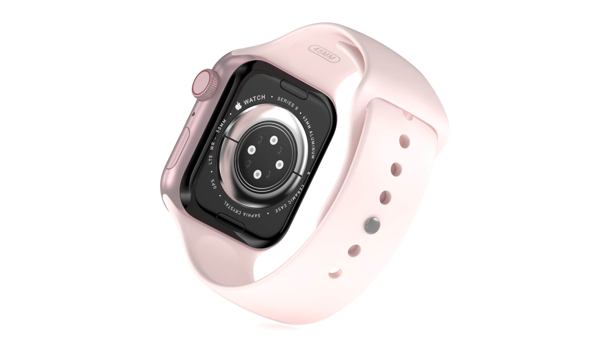 Apple Watch Series 9 Aluminum Pink - 3D Model by frezzy