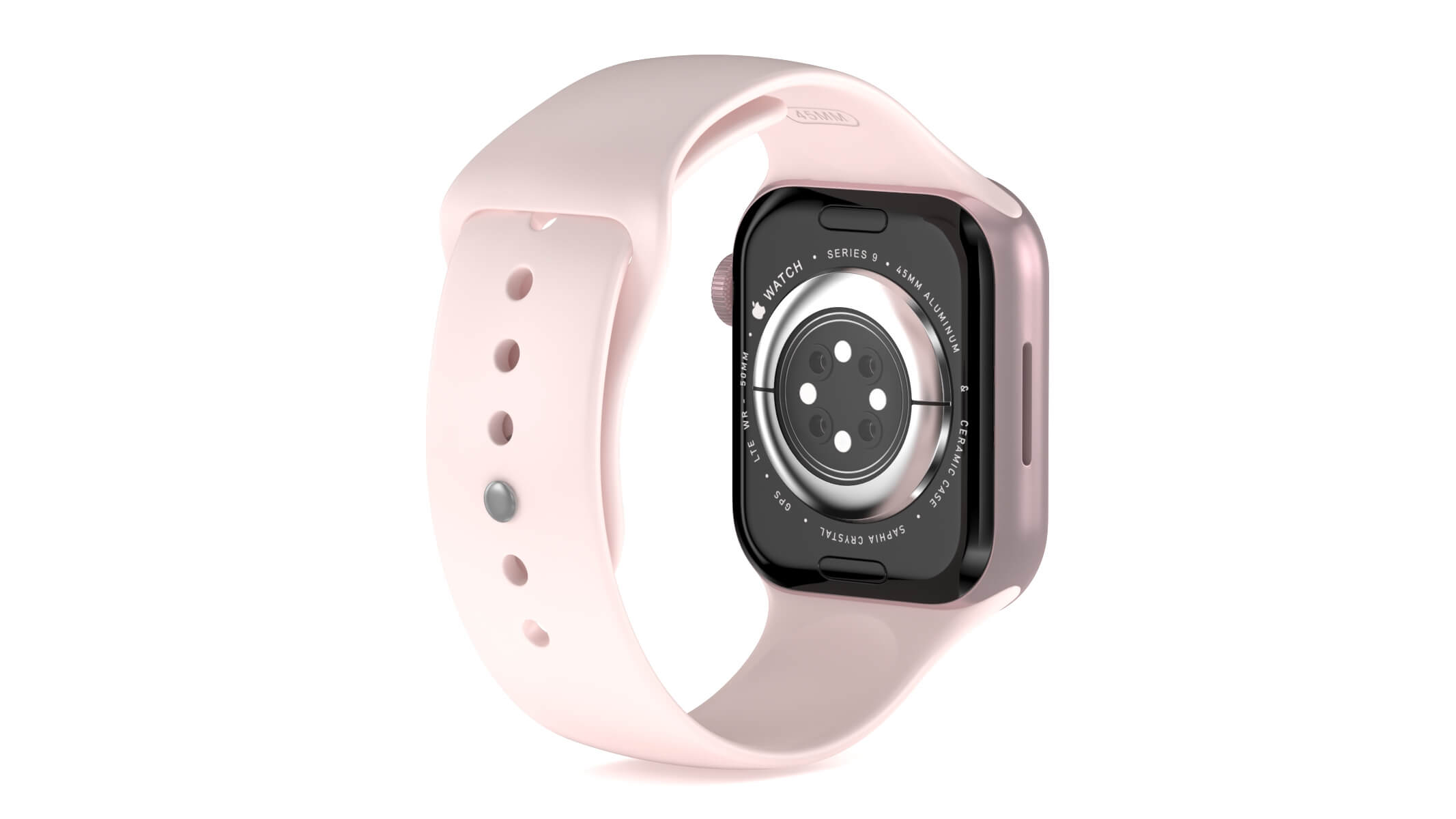 Apple Watch Series 9 Aluminum Pink - 3D Model by frezzy