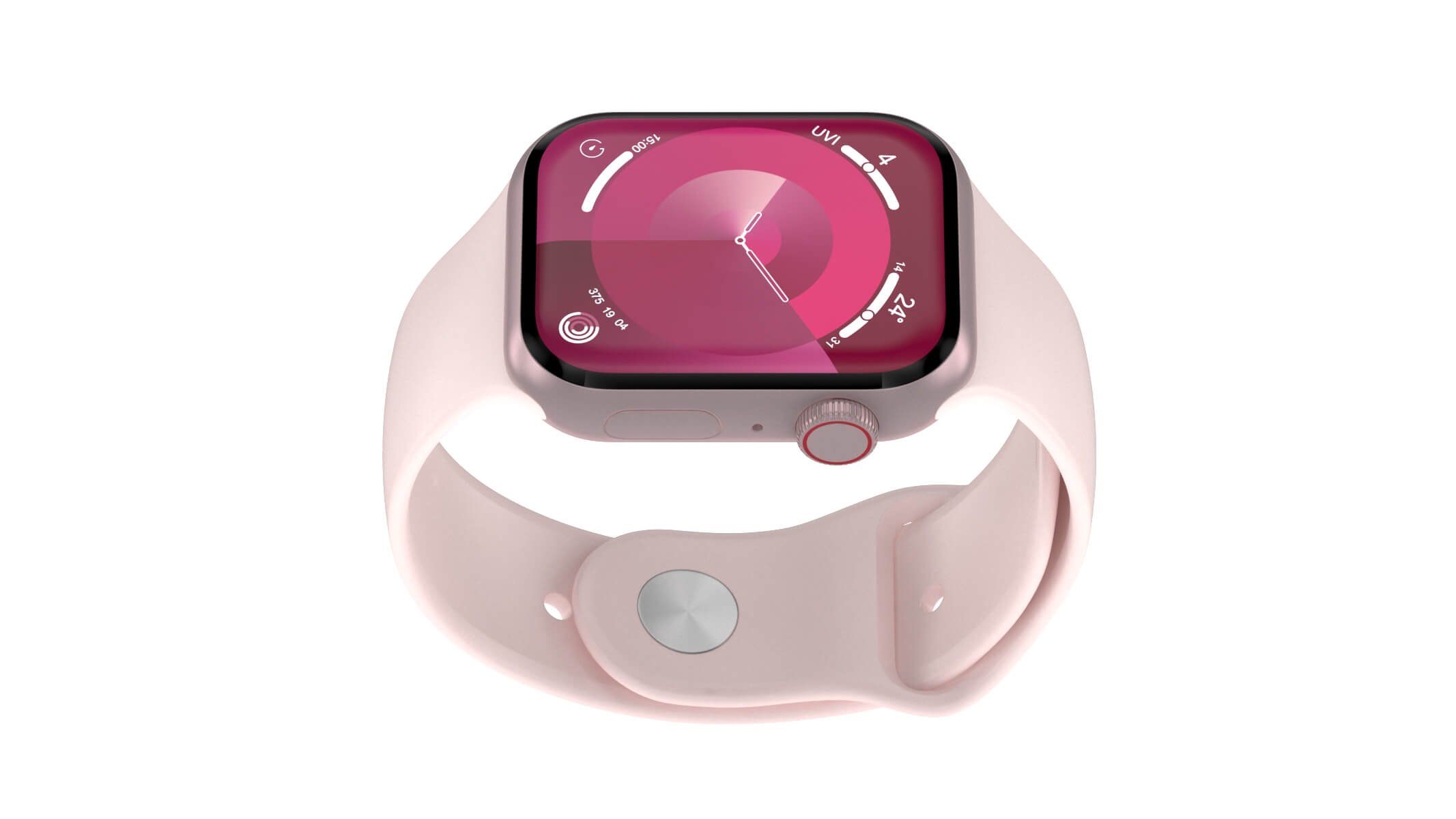 Apple Watch Series 9 Aluminum Pink - 3D Model by frezzy