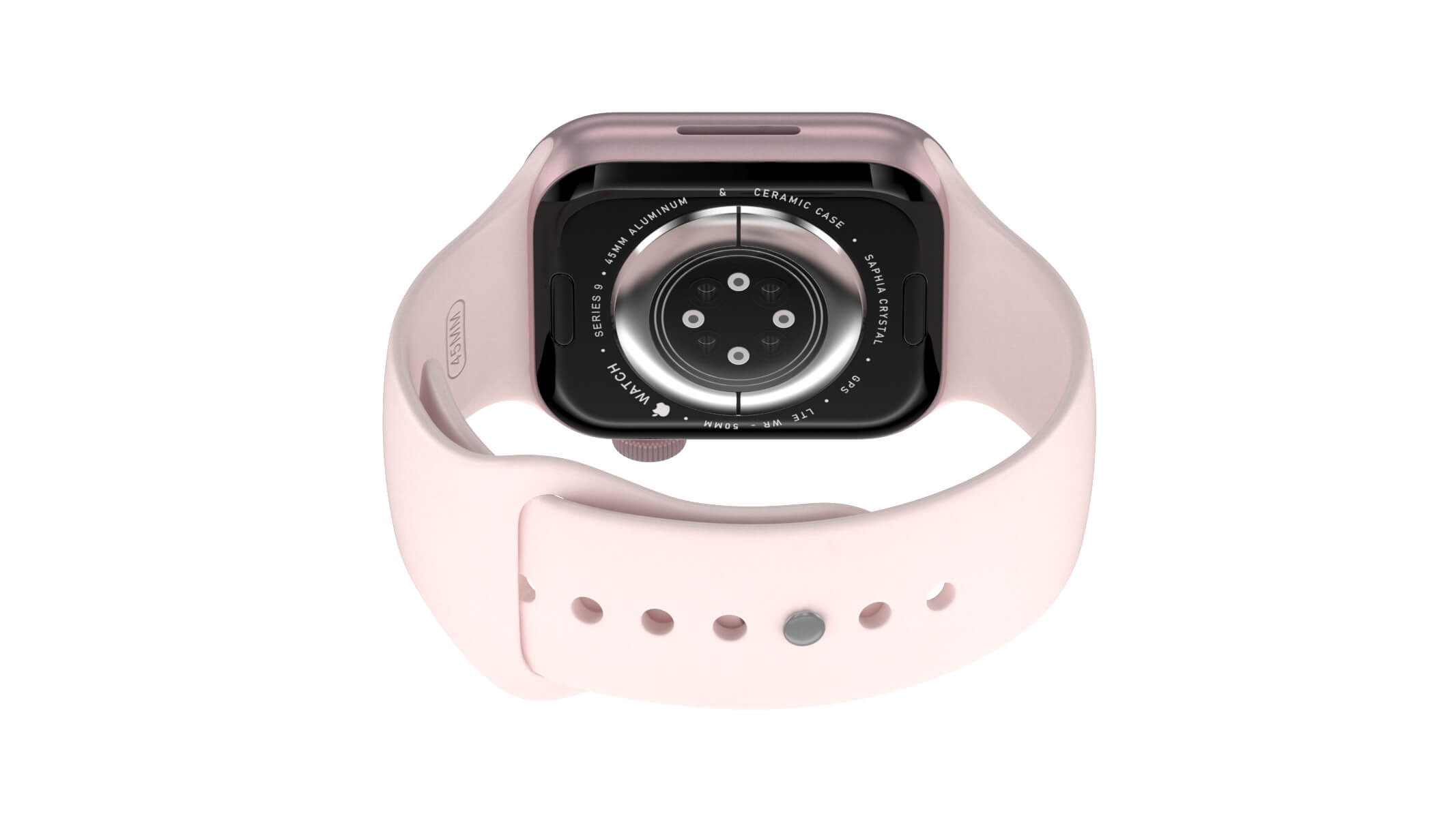 Apple Watch Series 9 Aluminum Pink - 3D Model by frezzy