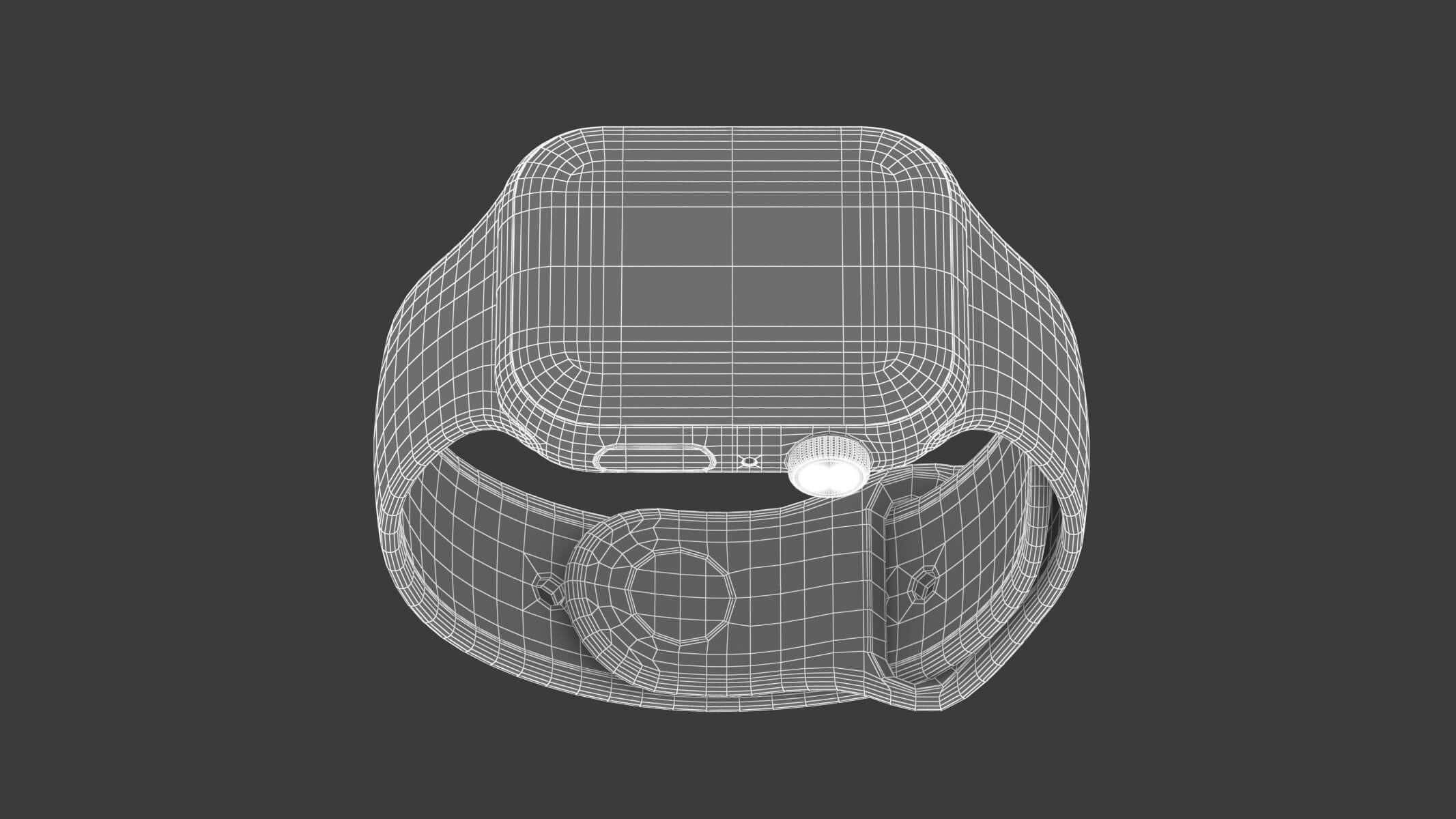 Apple Watch Series 9 Aluminum Red - 3D Model by frezzy