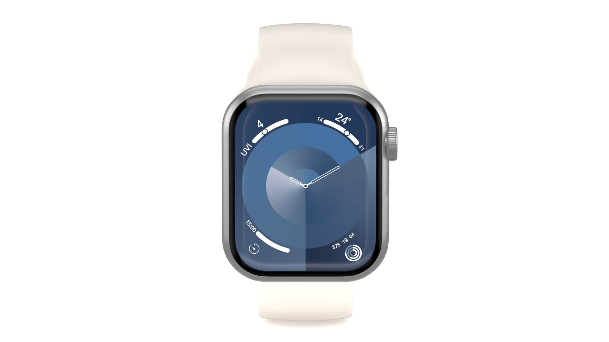 Apple Watch Series 9 Aluminum Silver - 3D Model by frezzy