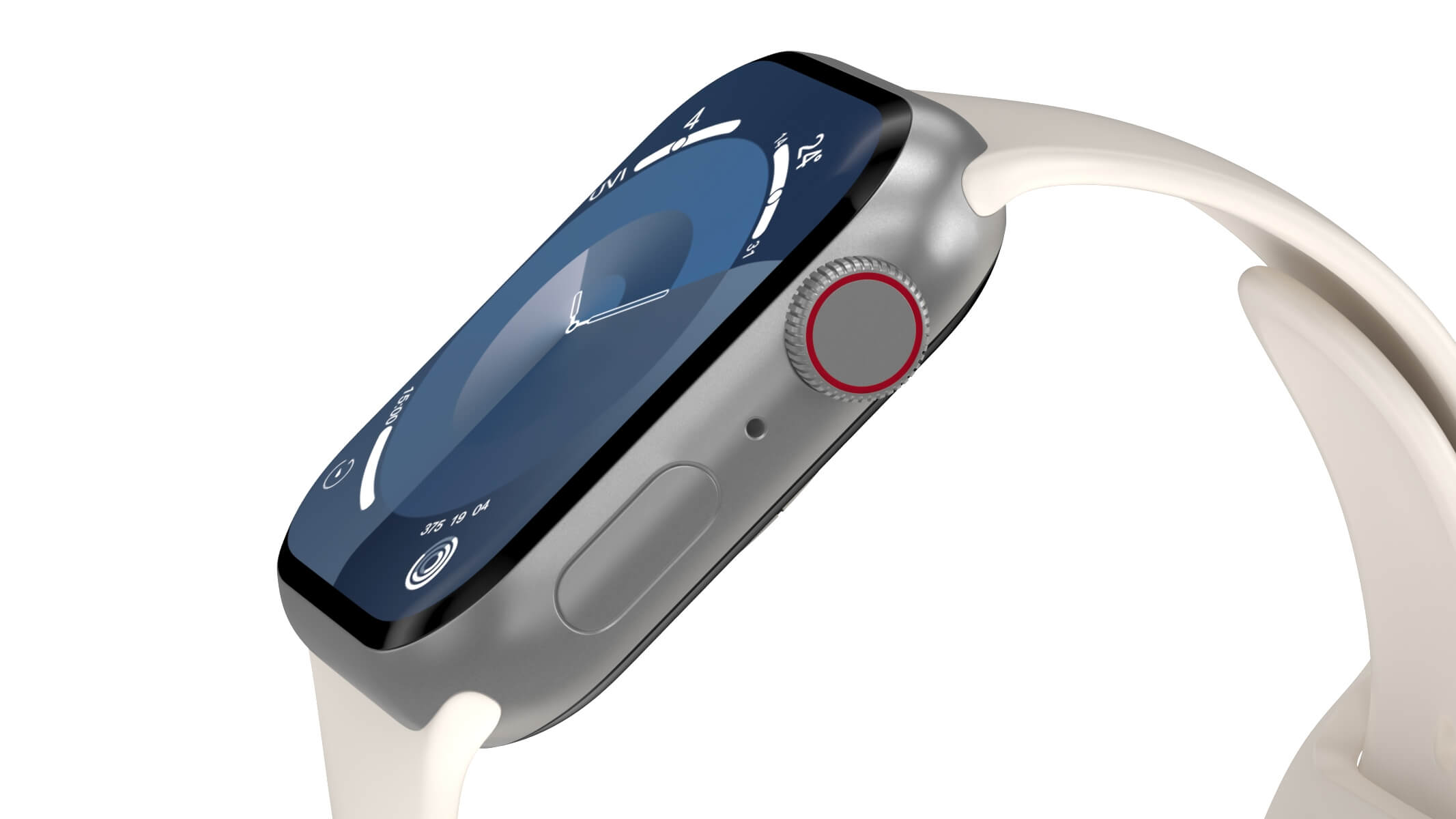 Apple Watch Series 9 Aluminum Silver - 3D Model by frezzy