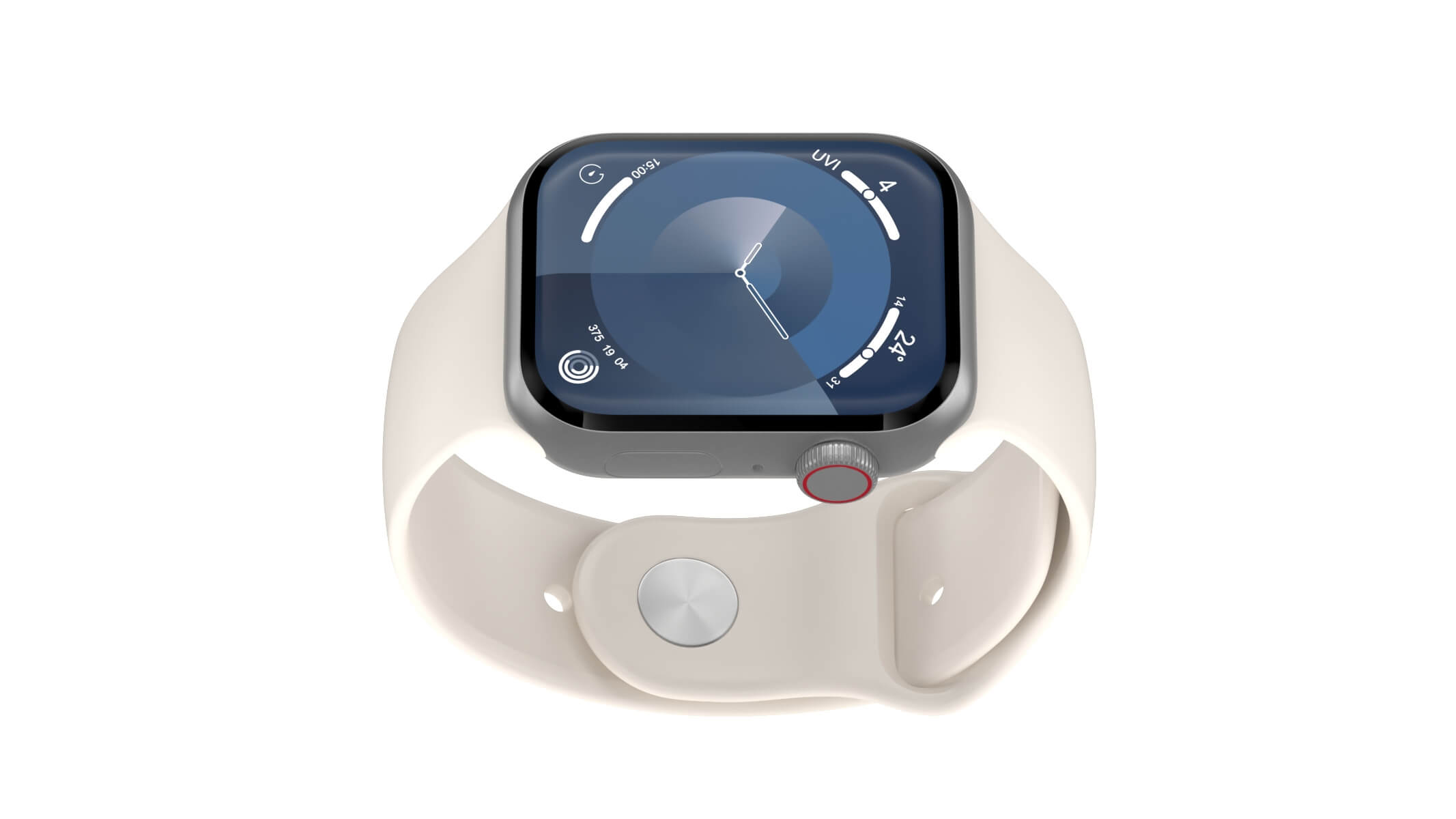 Apple Watch Series 9 Aluminum Silver - 3D Model by frezzy