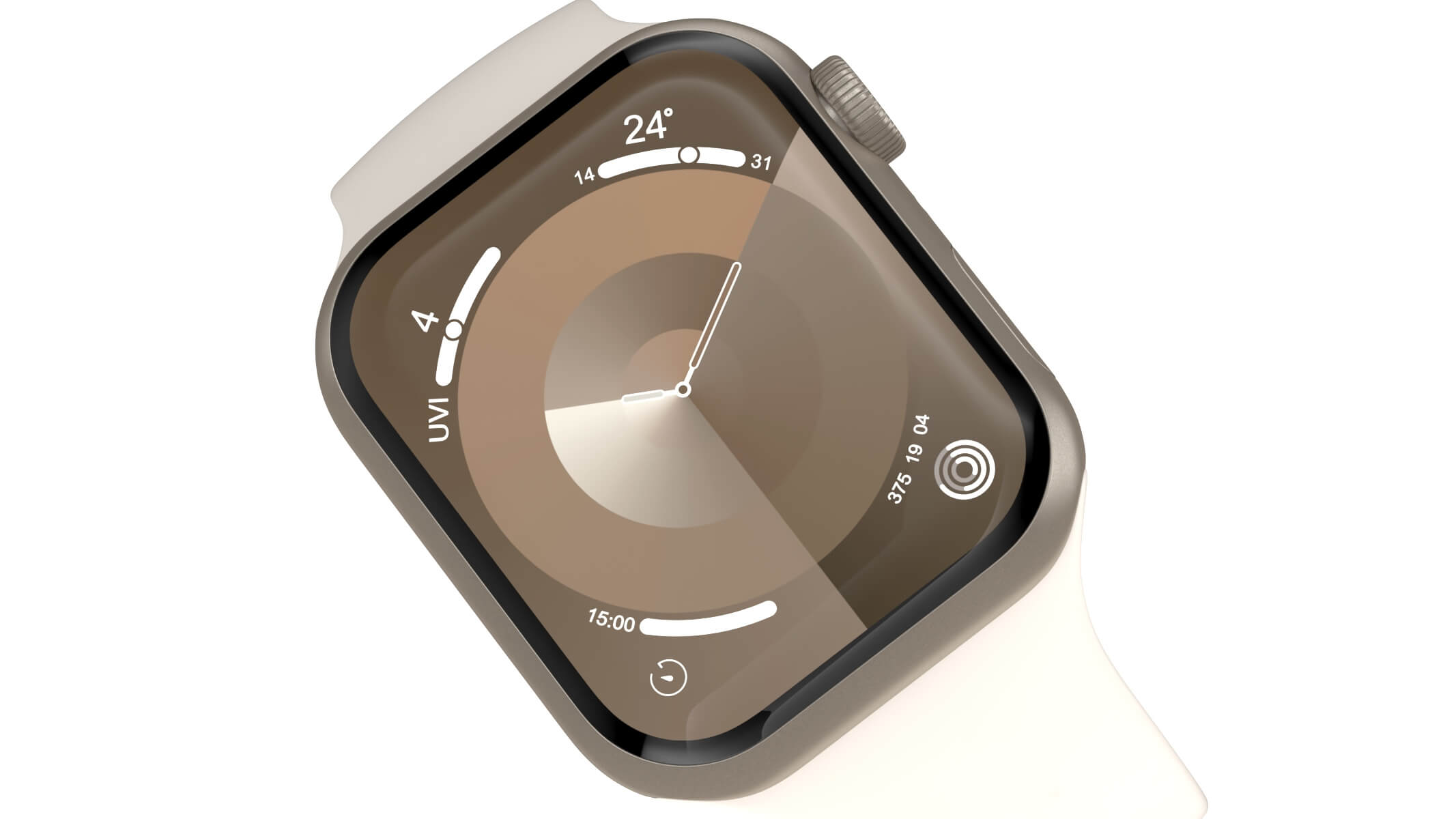 Apple Watch Series 9 Aluminum Starlight - 3D Model by frezzy
