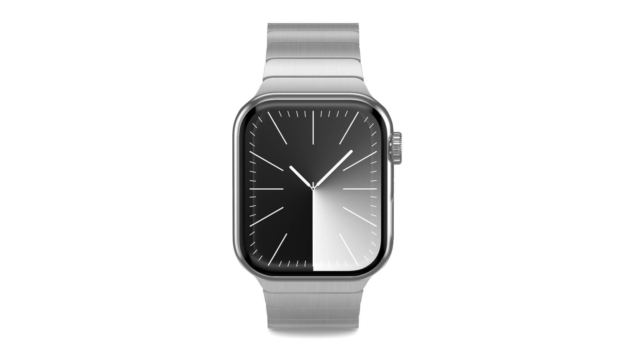 Apple Watch Series 9 Silver - 3D Model by frezzy