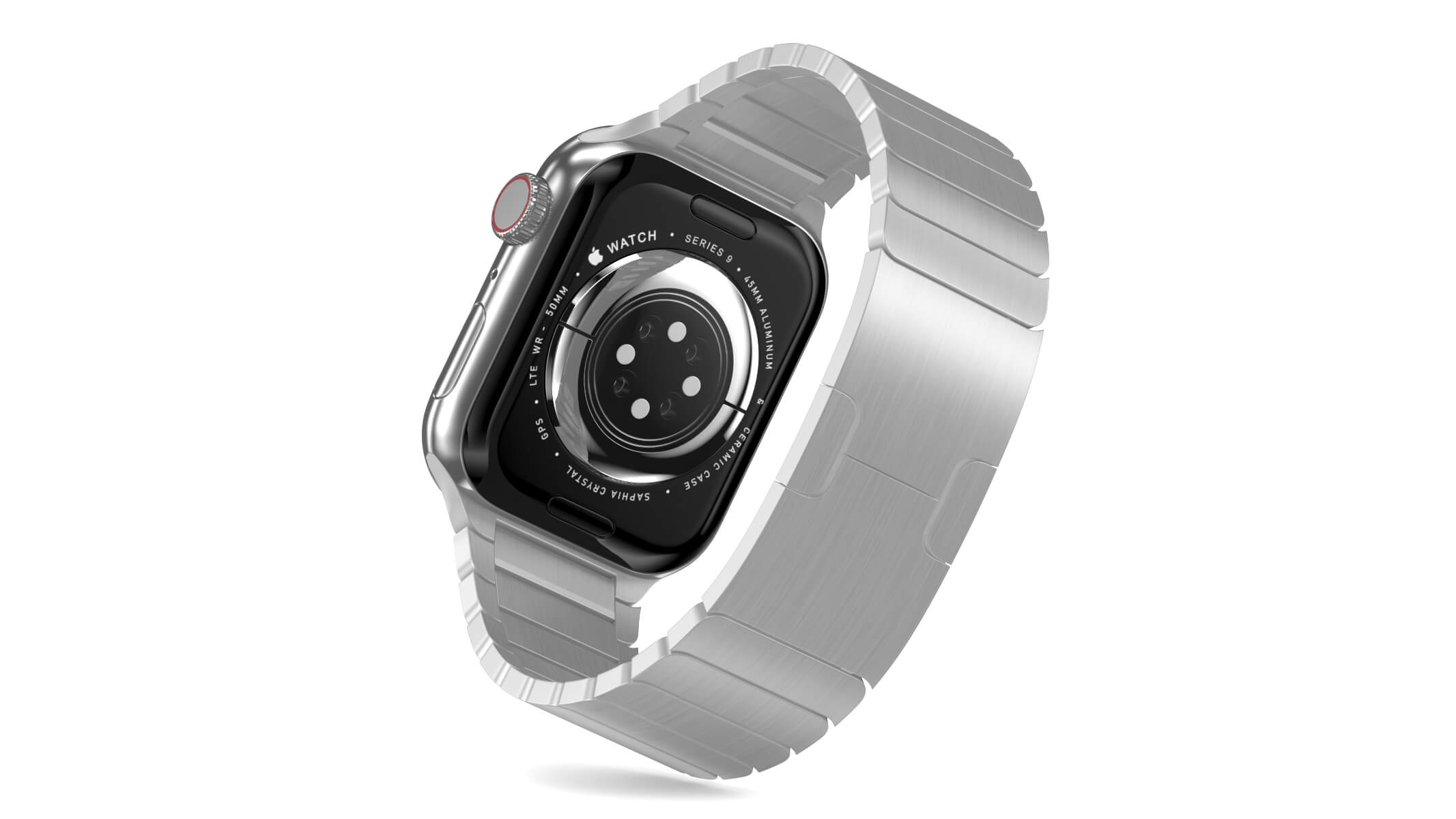 Apple Watch Series 9 Silver - 3D Model by frezzy