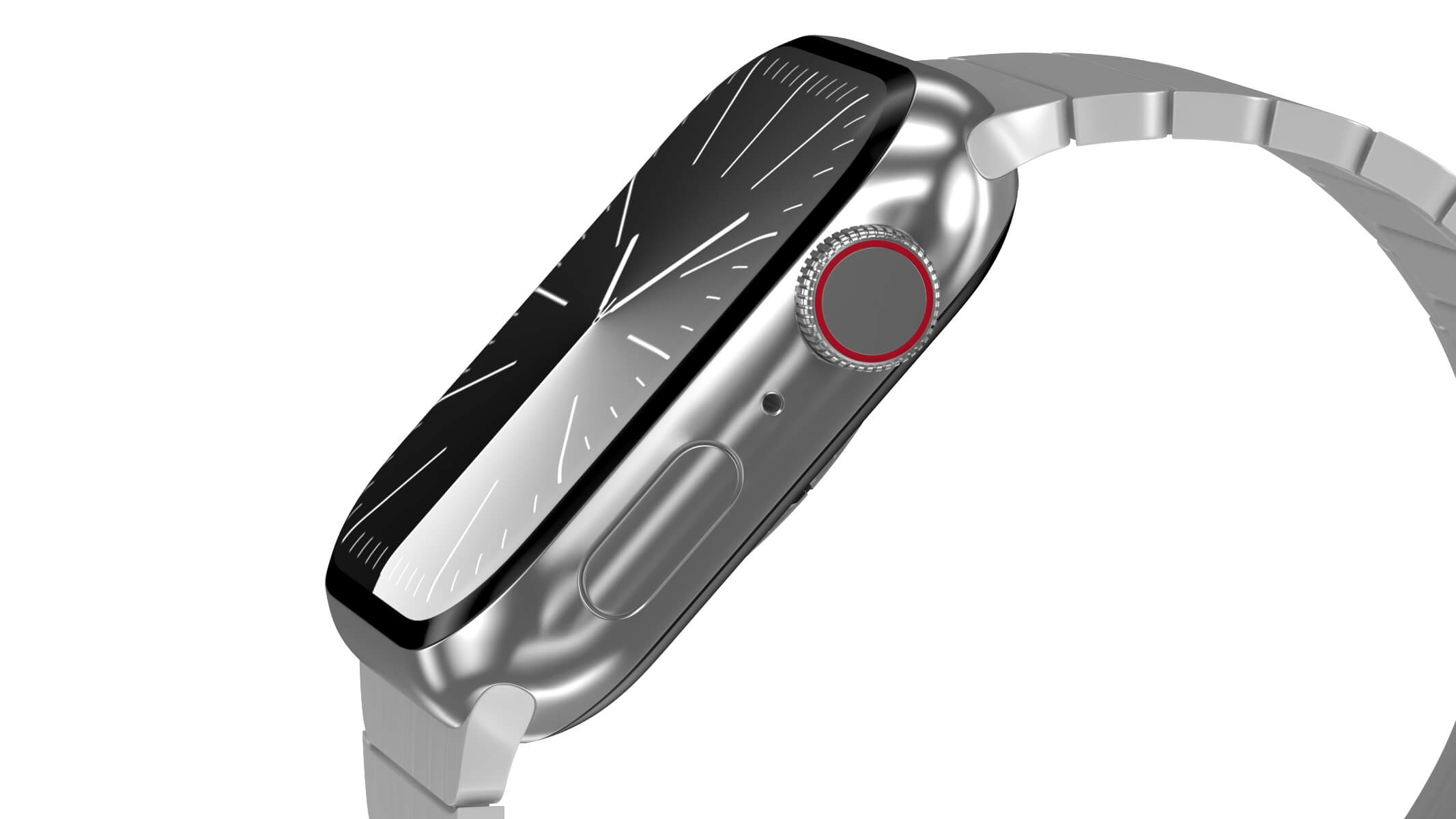 Apple Watch Series 9 Silver - 3D Model by frezzy