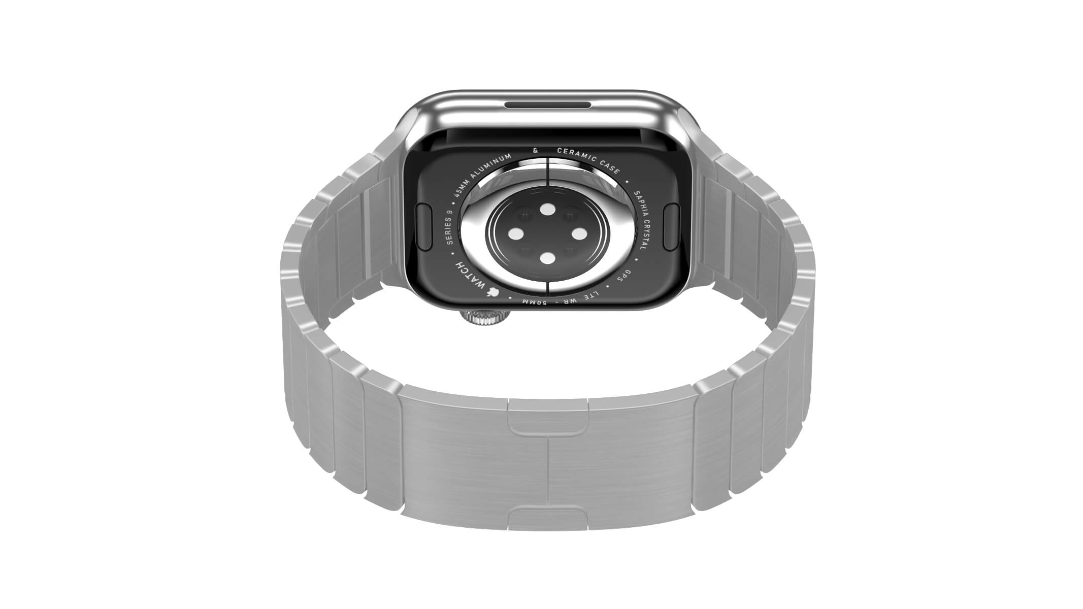 Apple Watch Series 9 Silver - 3D Model by frezzy