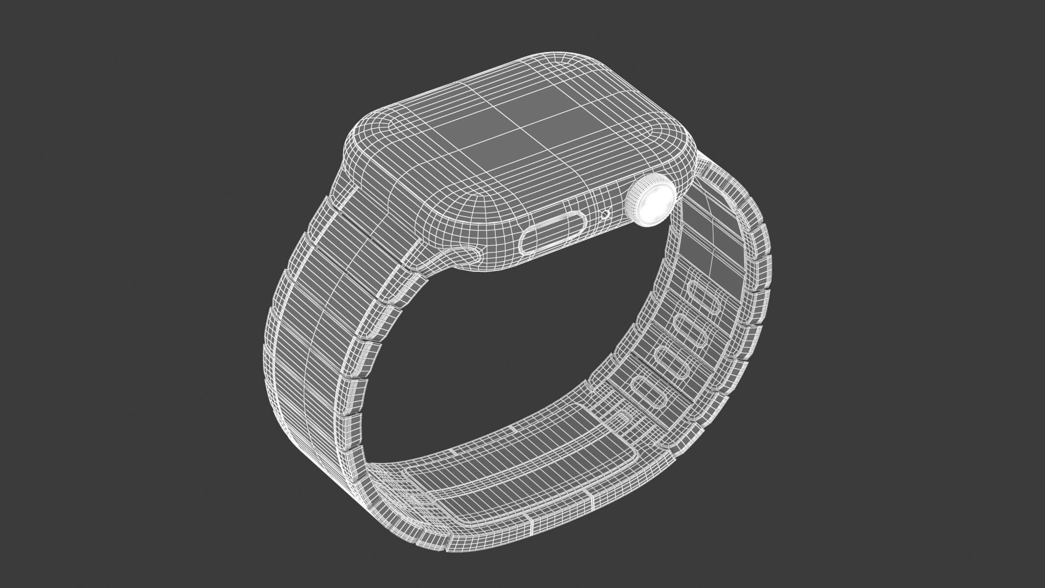 Apple Watch Series 9 Silver - 3D Model by frezzy