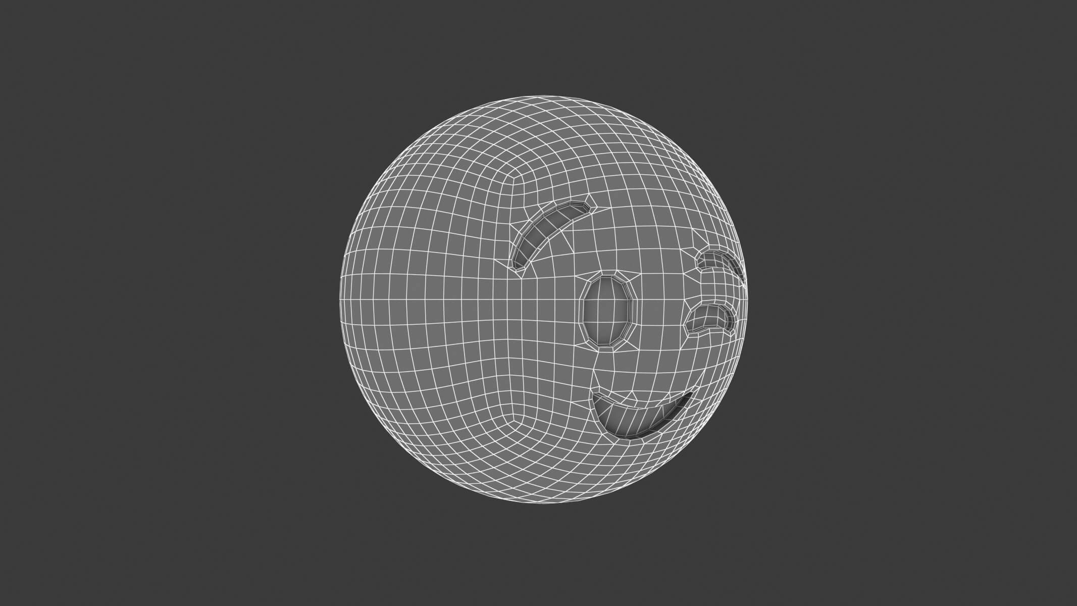 Winking Face - 3D Model by frezzy