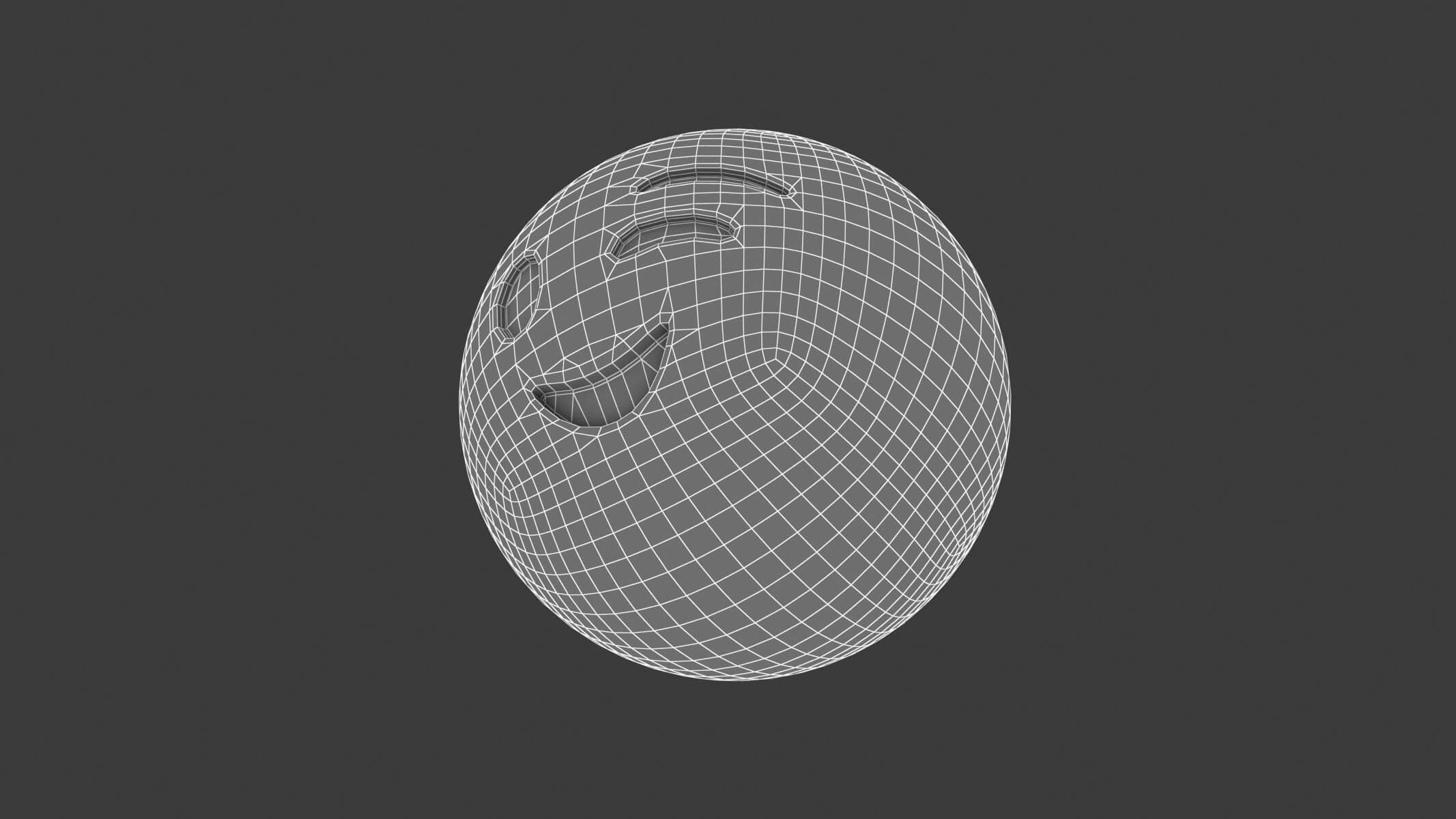 Winking Face - 3D Model by frezzy