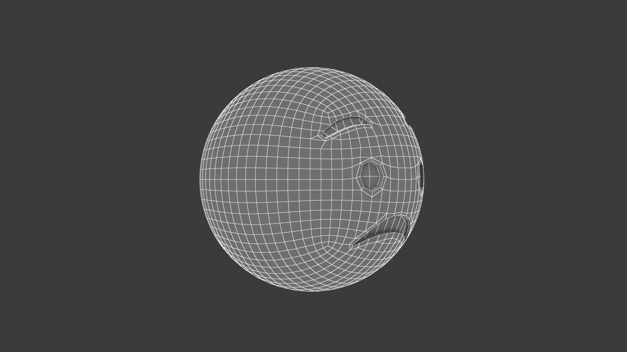 Worried Face - 3D Model by frezzy