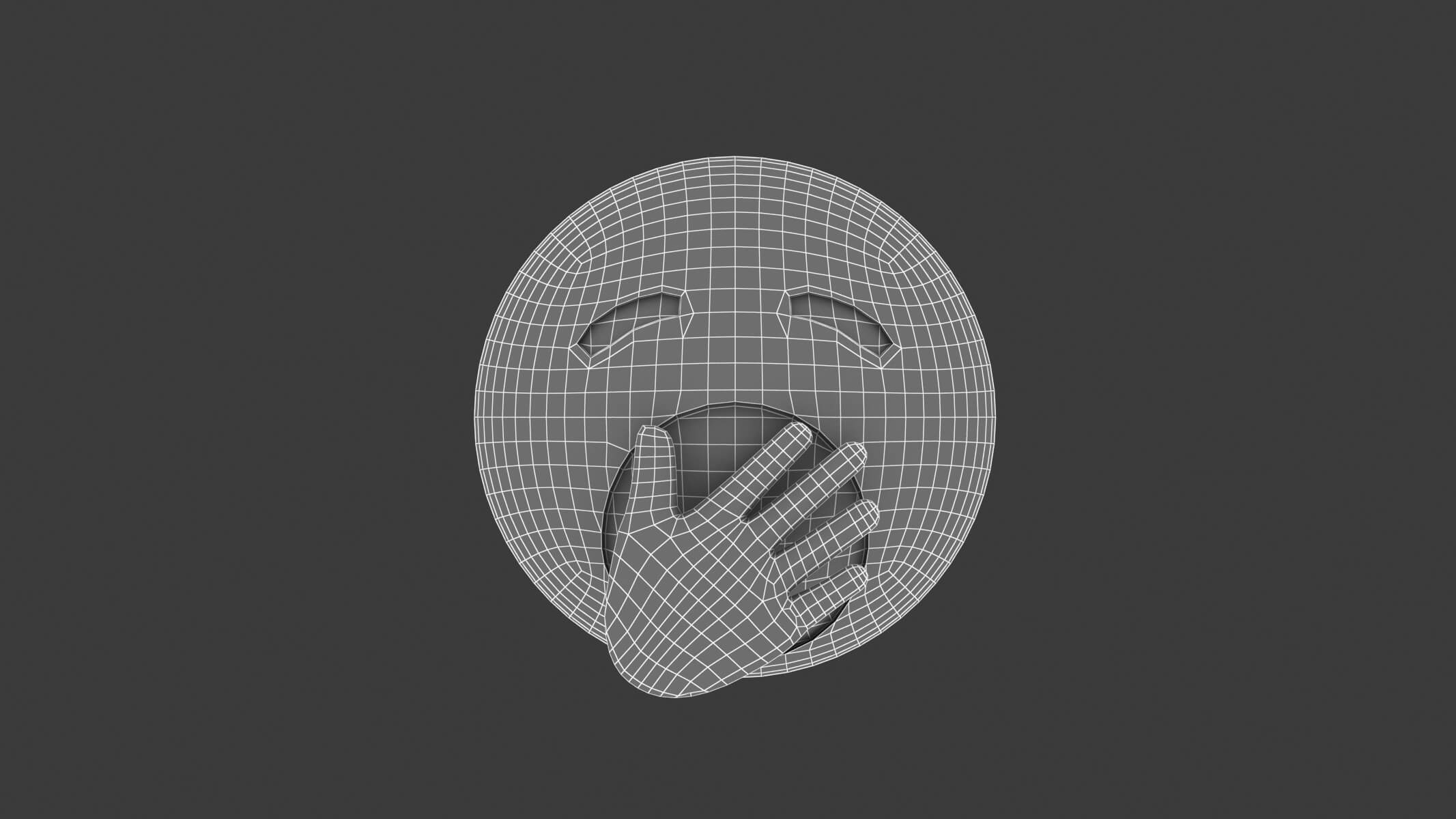 Yawning Face - 3D Model by frezzy