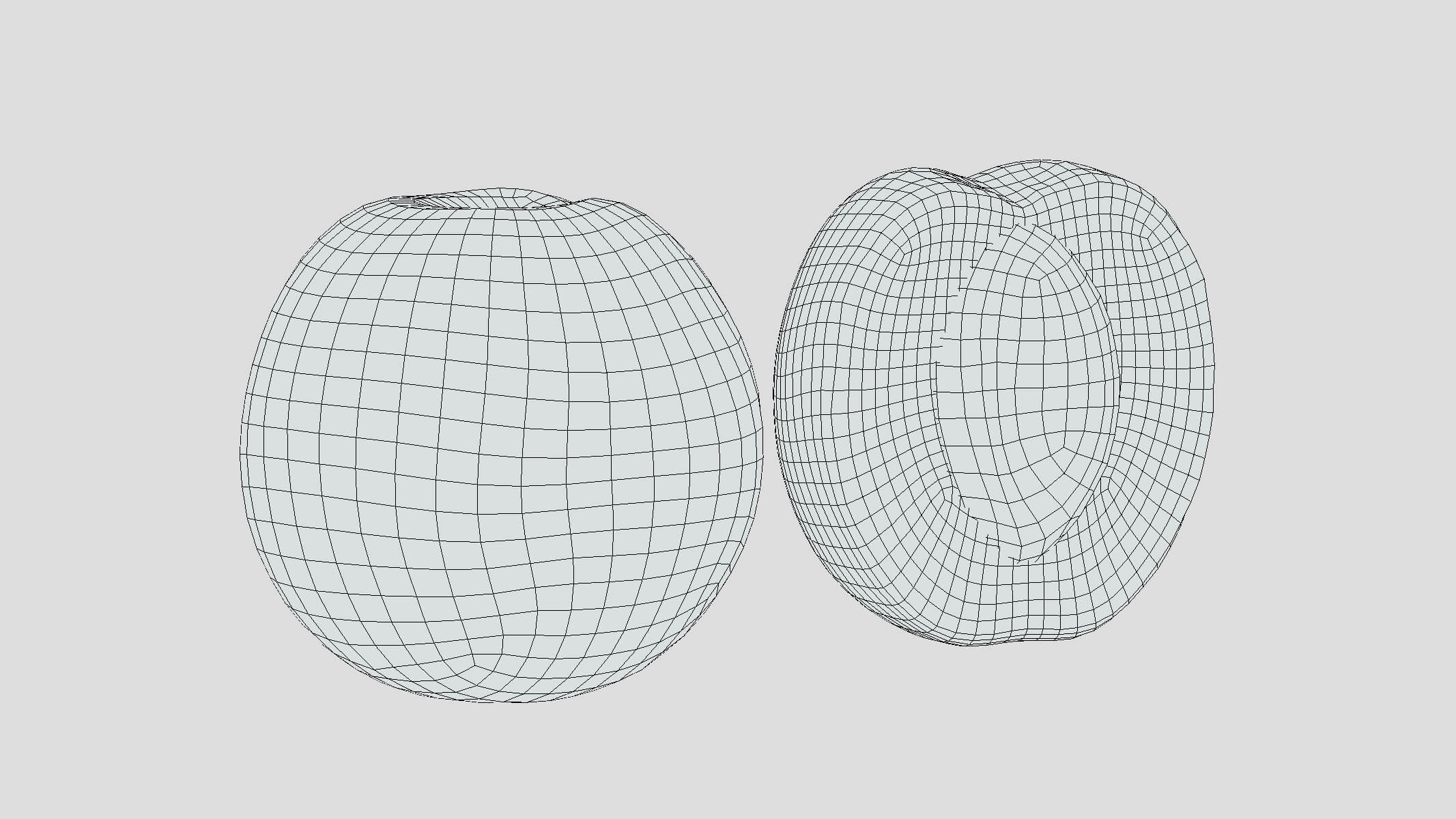 Apricot Low Poly - 3D Model by frezzy