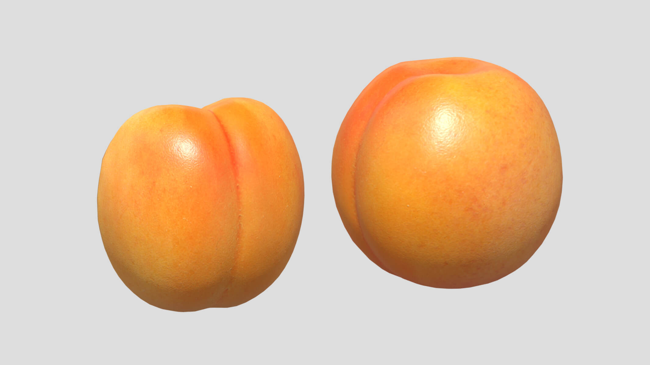 Apricot Low Poly - 3D Model by frezzy