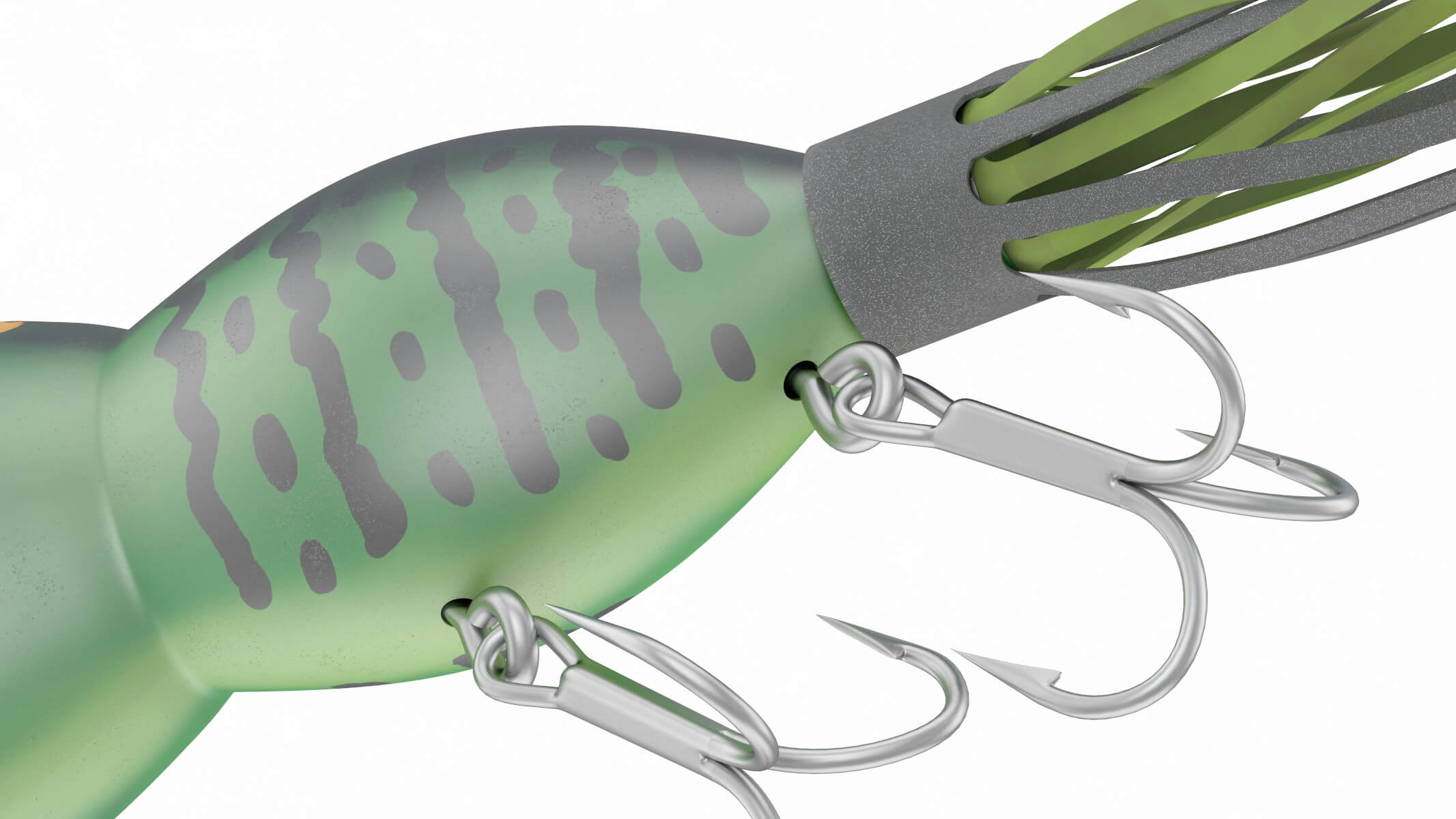 Arbogast Hula Popper Lure - 3D Model by frezzy