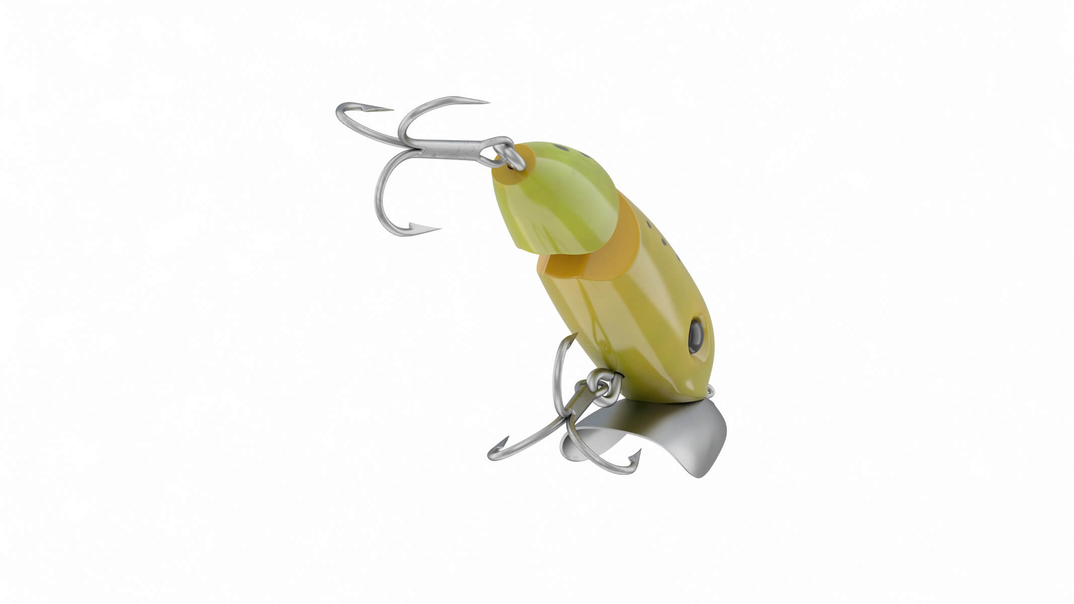 Arbogast Jointed Jitterbug Clicker 3d Model By Frezzy