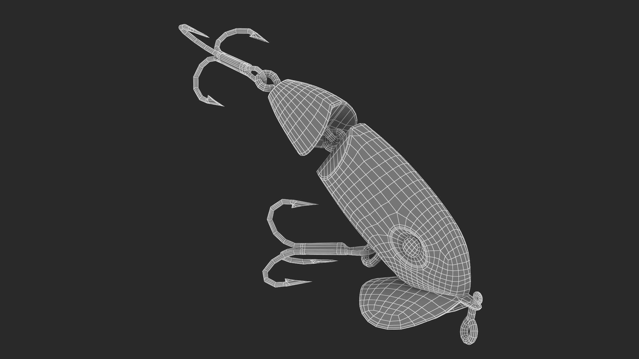 Arbogast Jointed Jitterbug Clicker - 3D Model by frezzy