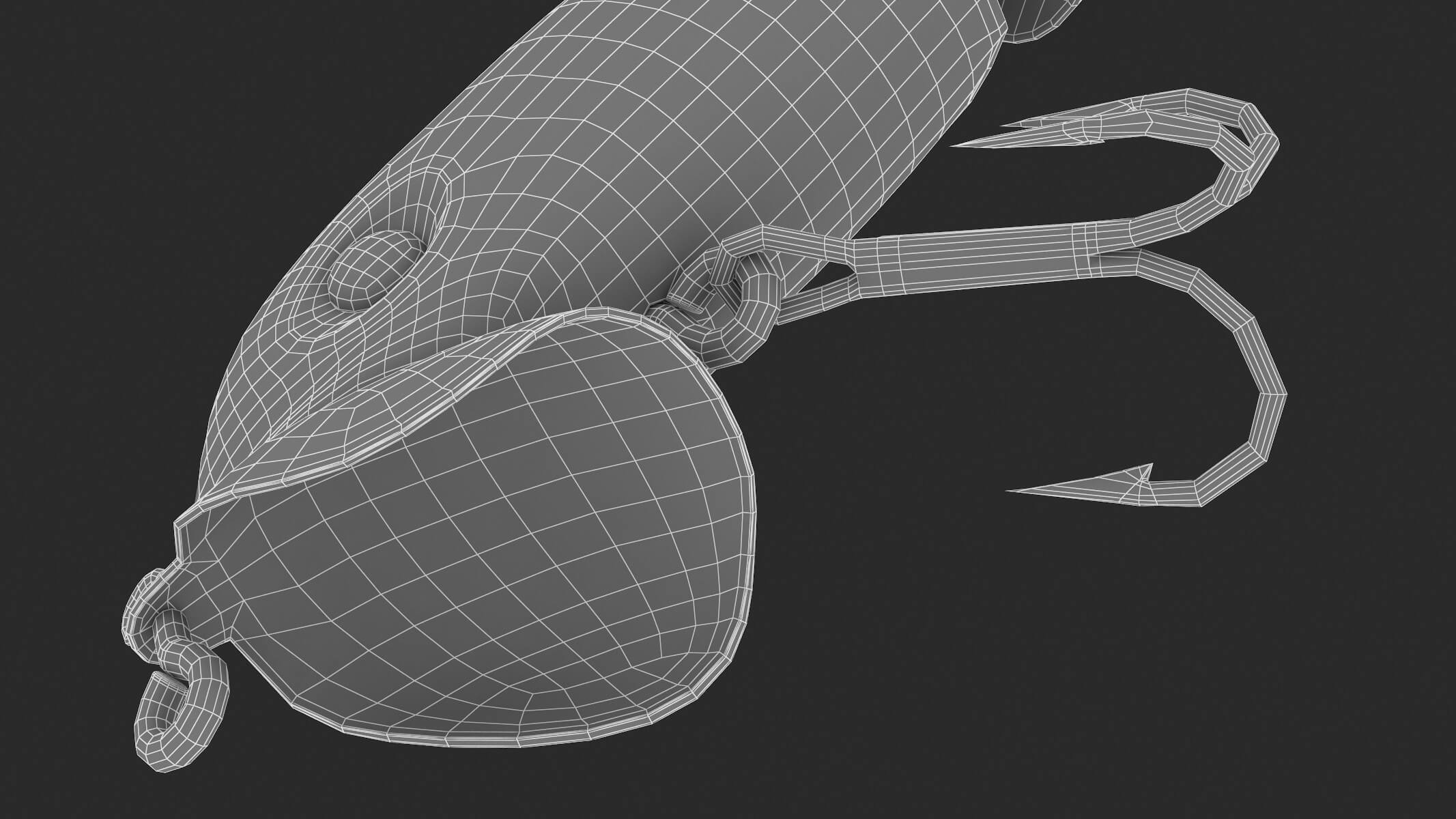 Arbogast Jointed Jitterbug Clicker - 3D Model by frezzy