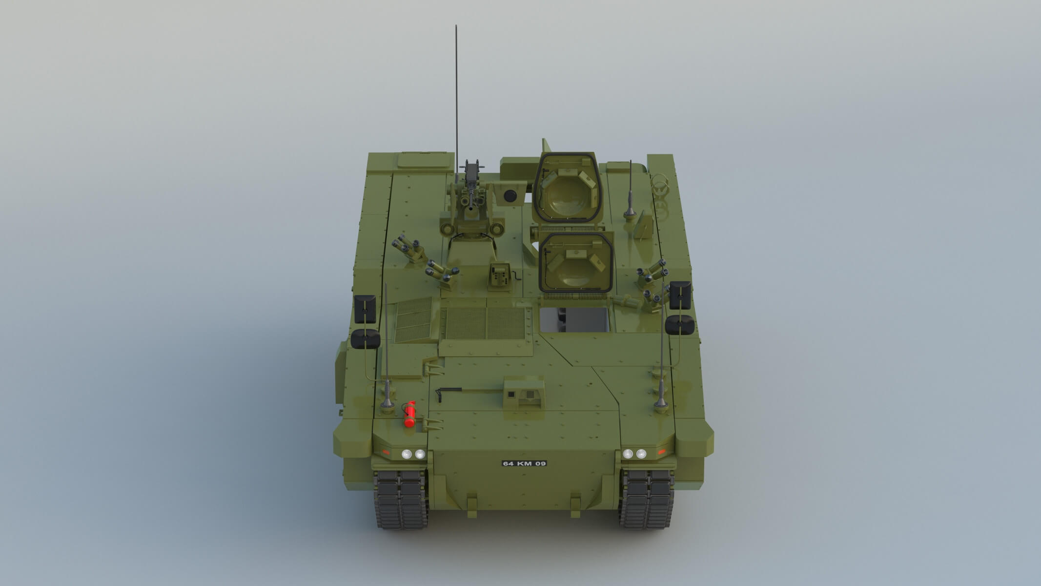 Ares Armored Vehicle - 3D Model by frezzy