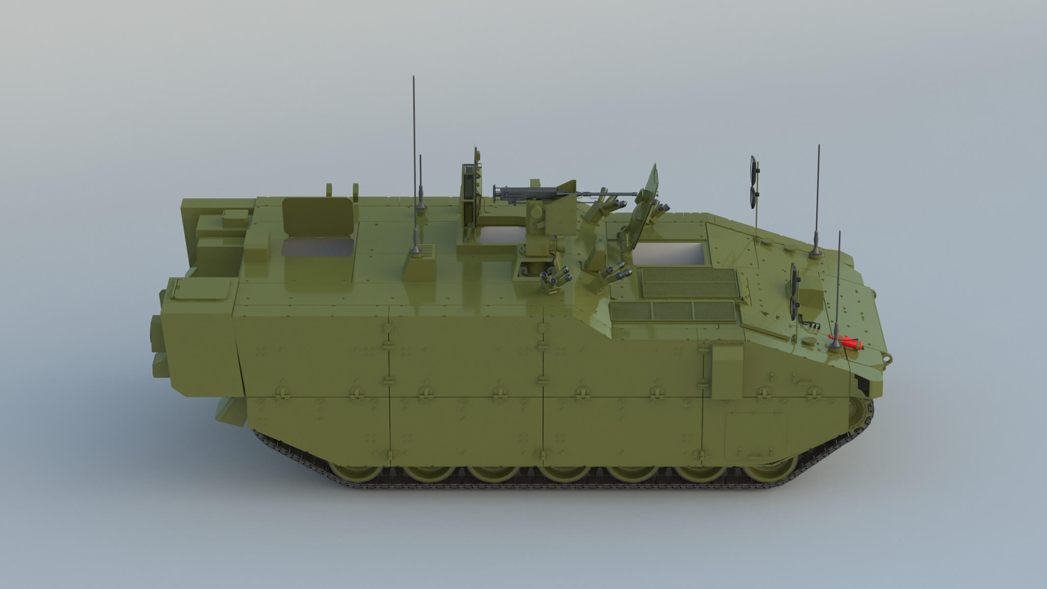 Ares Armored Vehicle - 3D Model by frezzy