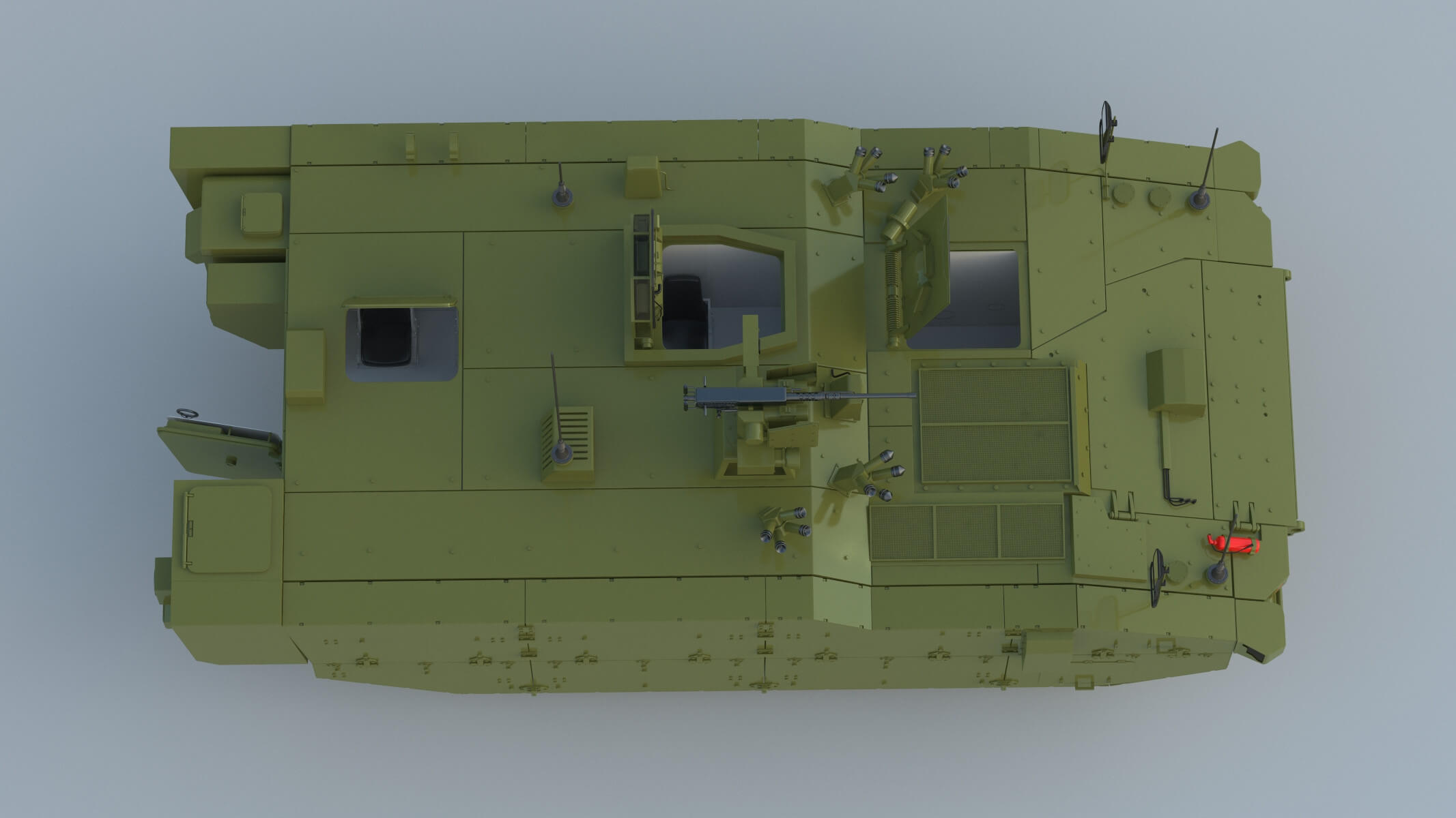 Ares Armored Vehicle - 3D Model by frezzy