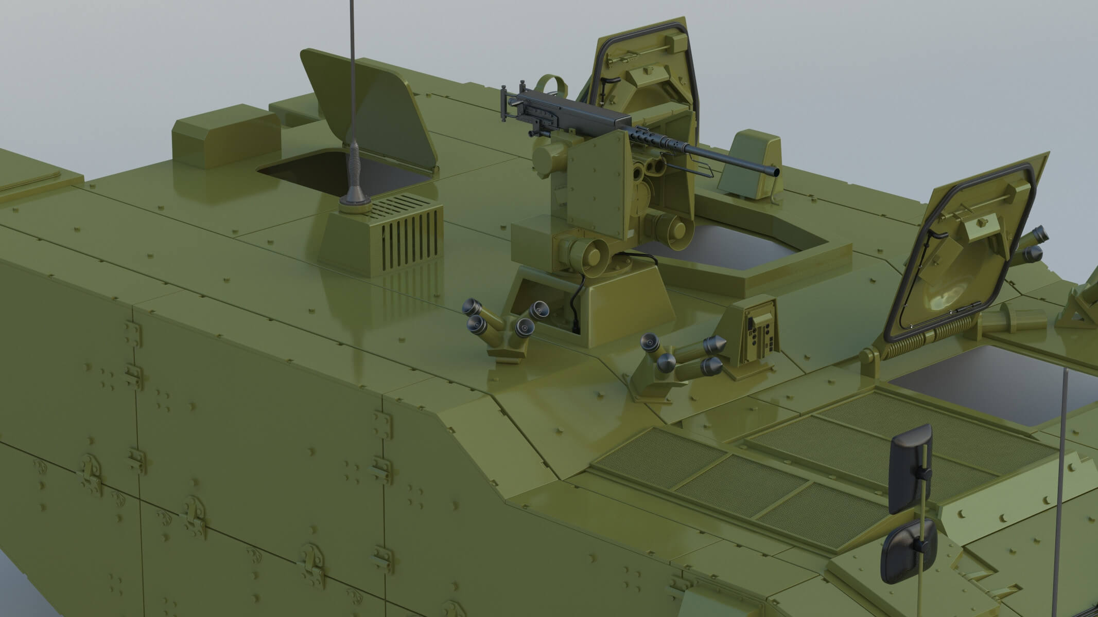 Ares Armored Vehicle - 3D Model by frezzy