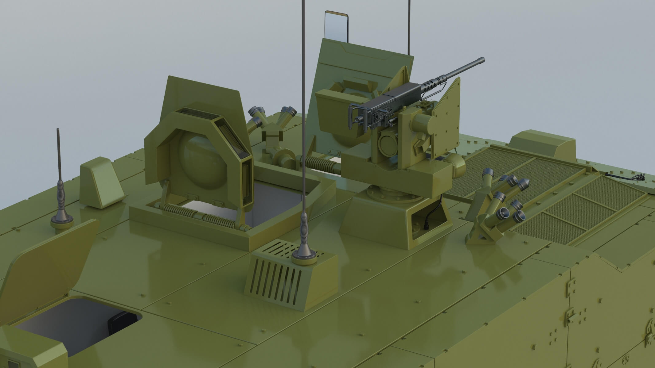 Ares Armored Vehicle - 3D Model by frezzy