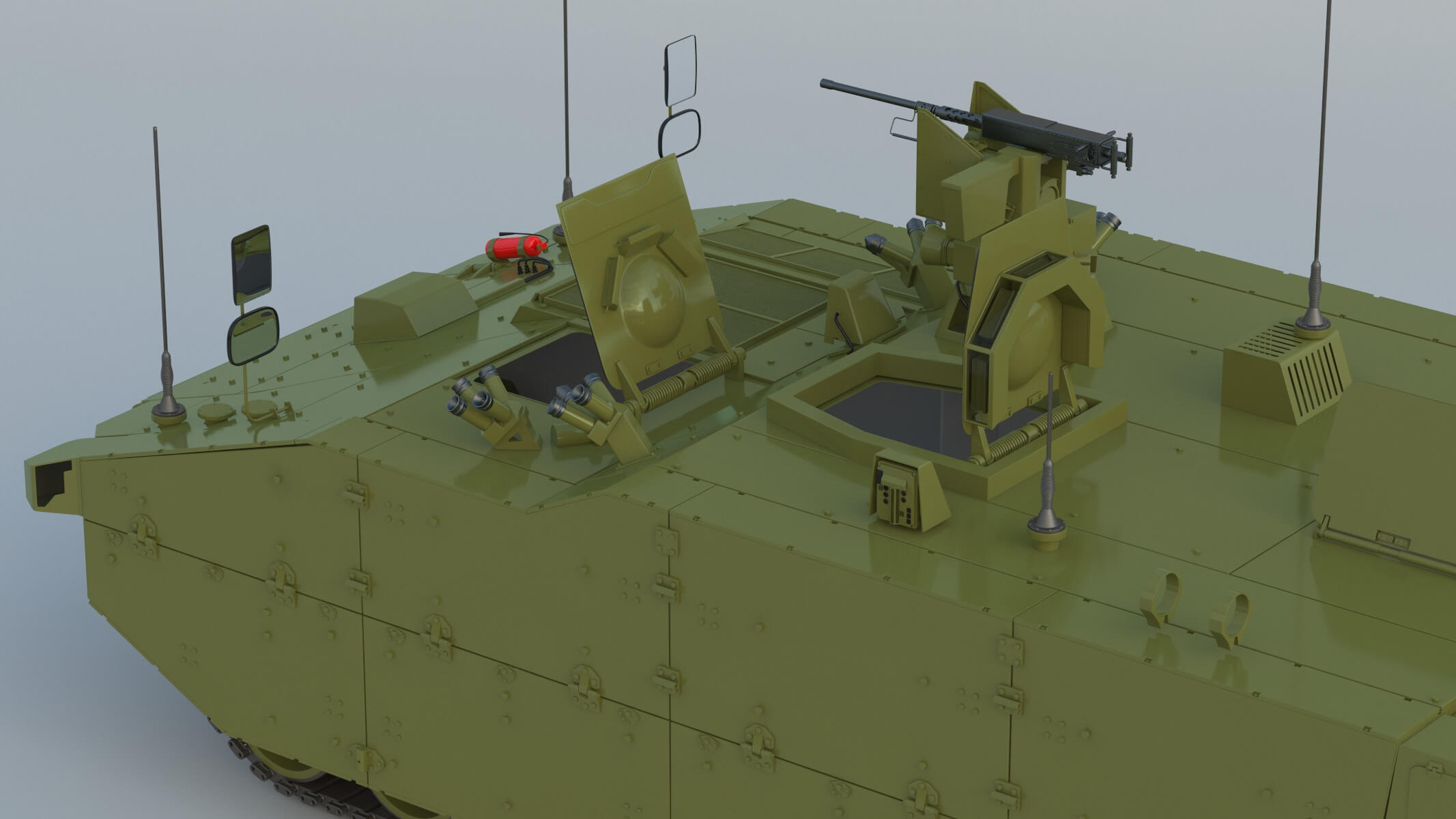 Ares Armored Vehicle - 3D Model by frezzy