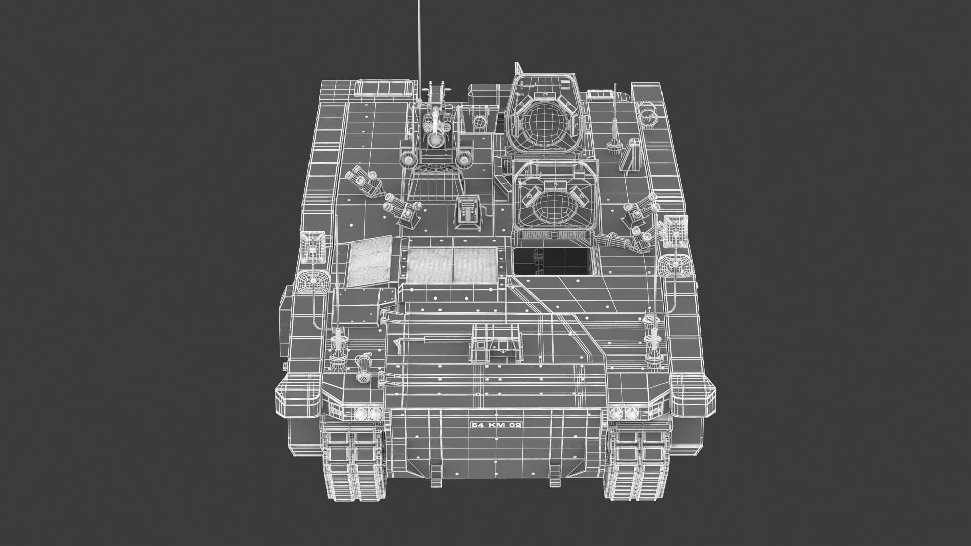 Ares Armored Vehicle - 3D Model by frezzy