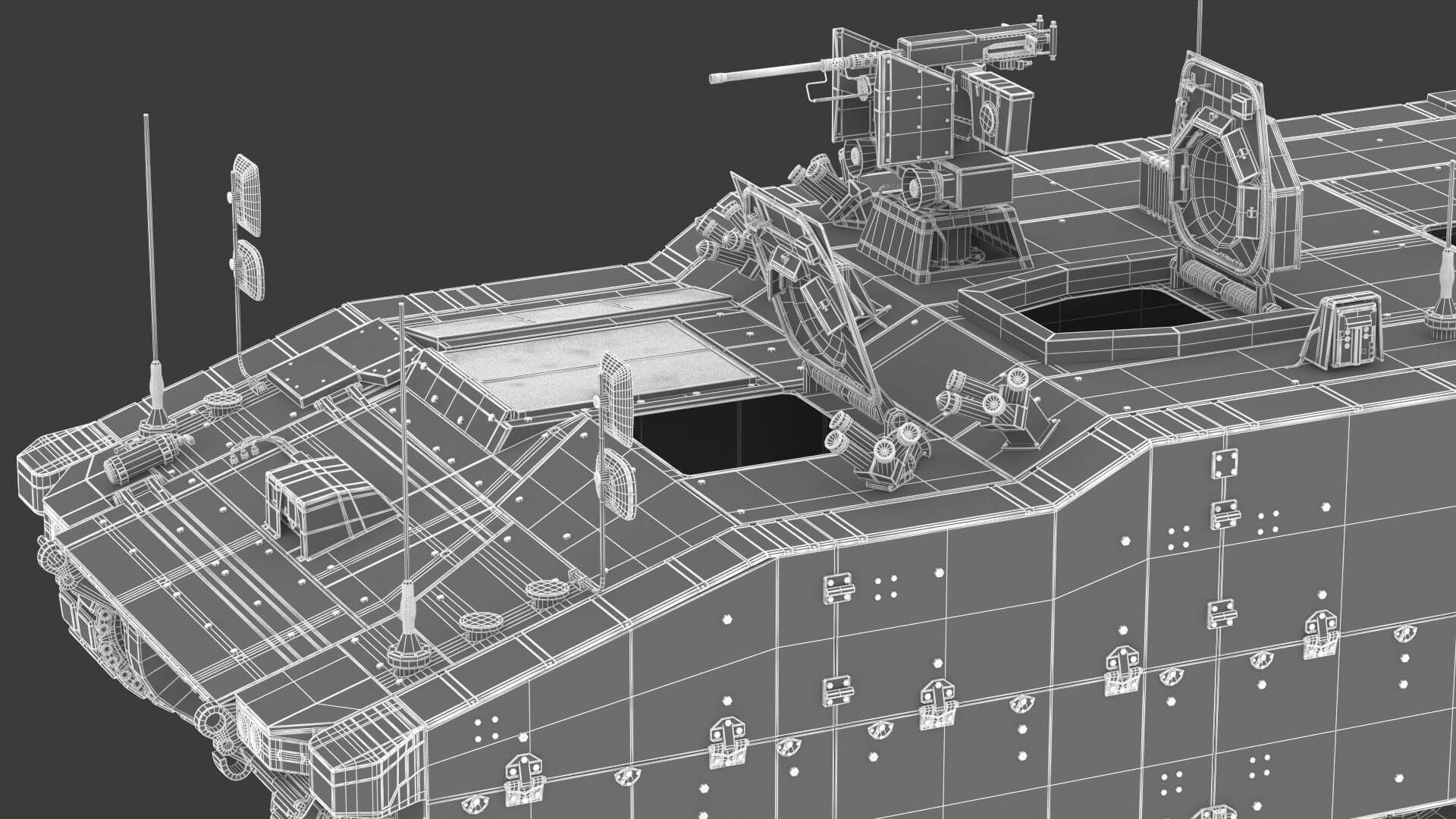 Ares Armored Vehicle - 3D Model by frezzy