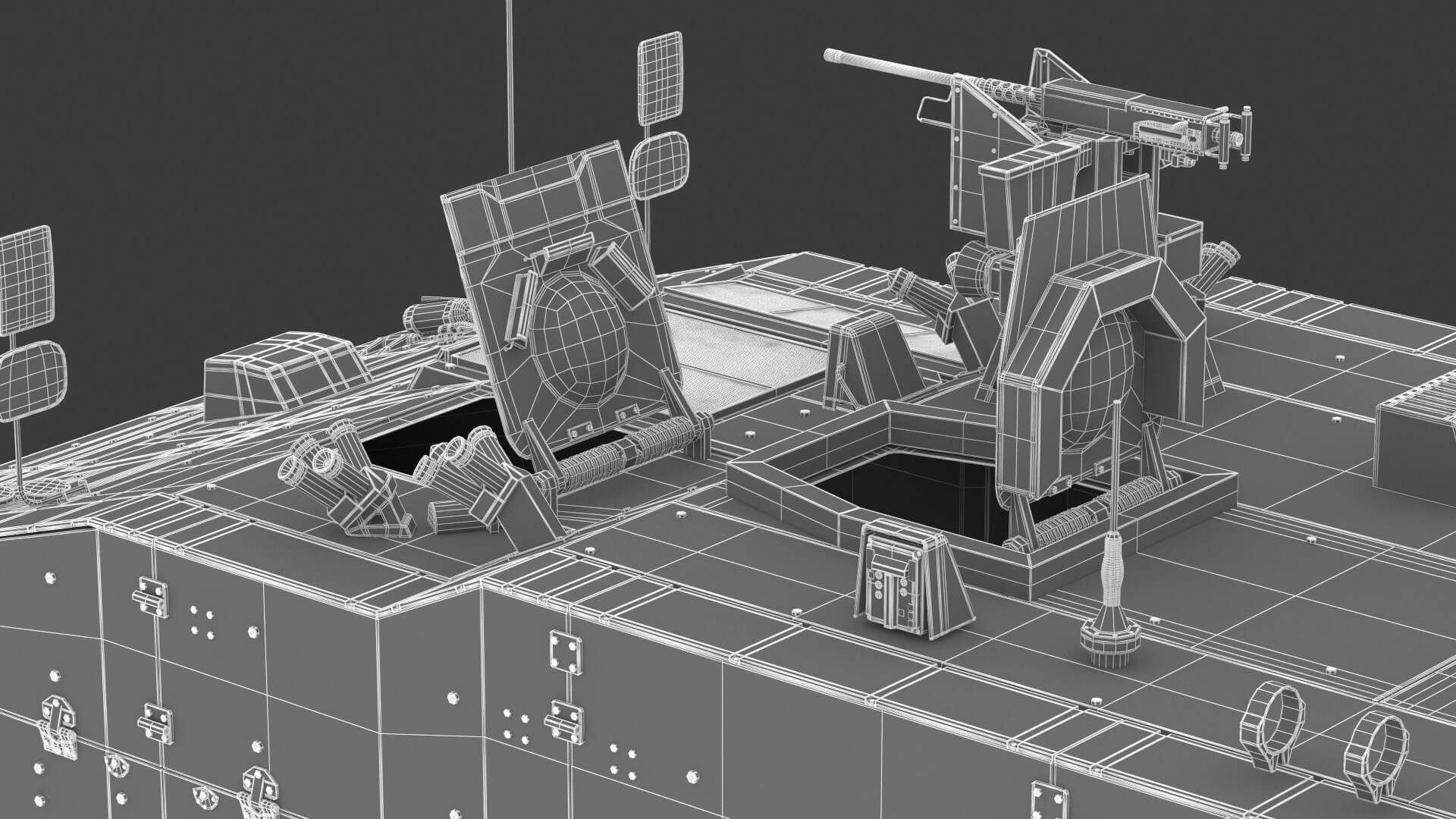 Ares Armored Vehicle - 3D Model by frezzy