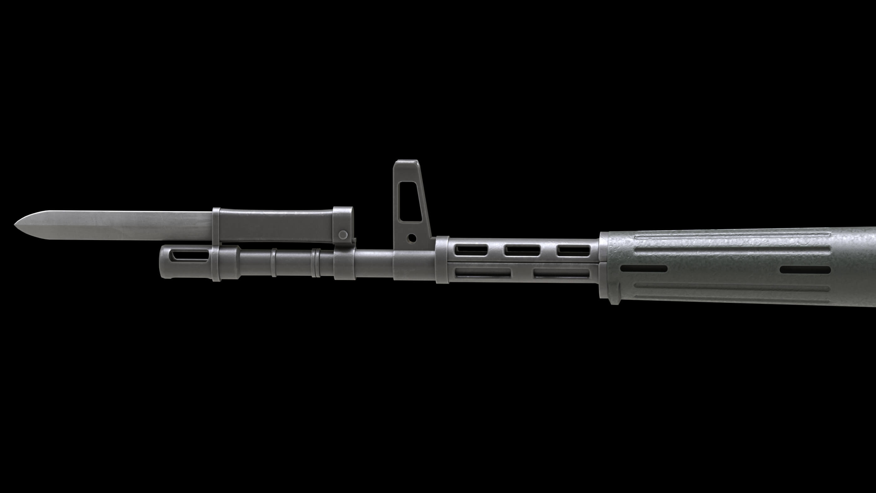 Armalite AR-10 3D Model by frezzy