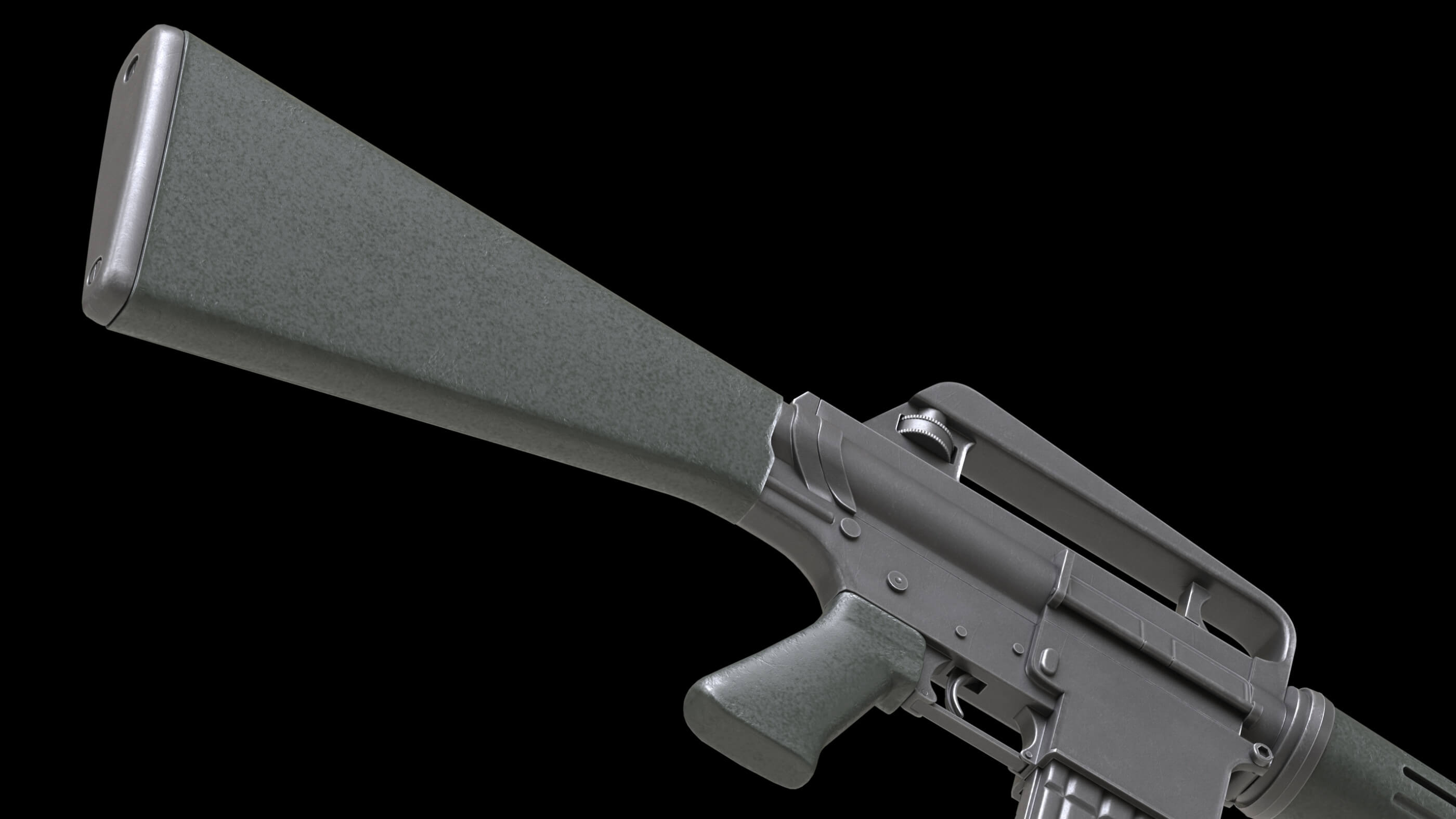 Armalite AR-10 3D Model by frezzy