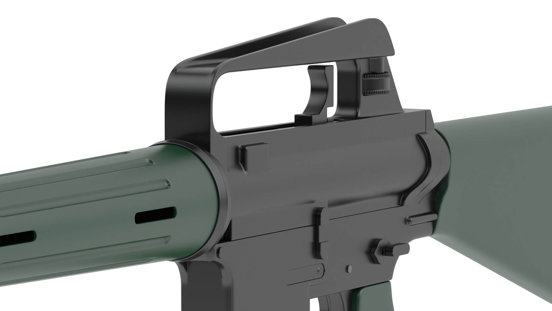 Armalite AR-10 3D Model by frezzy