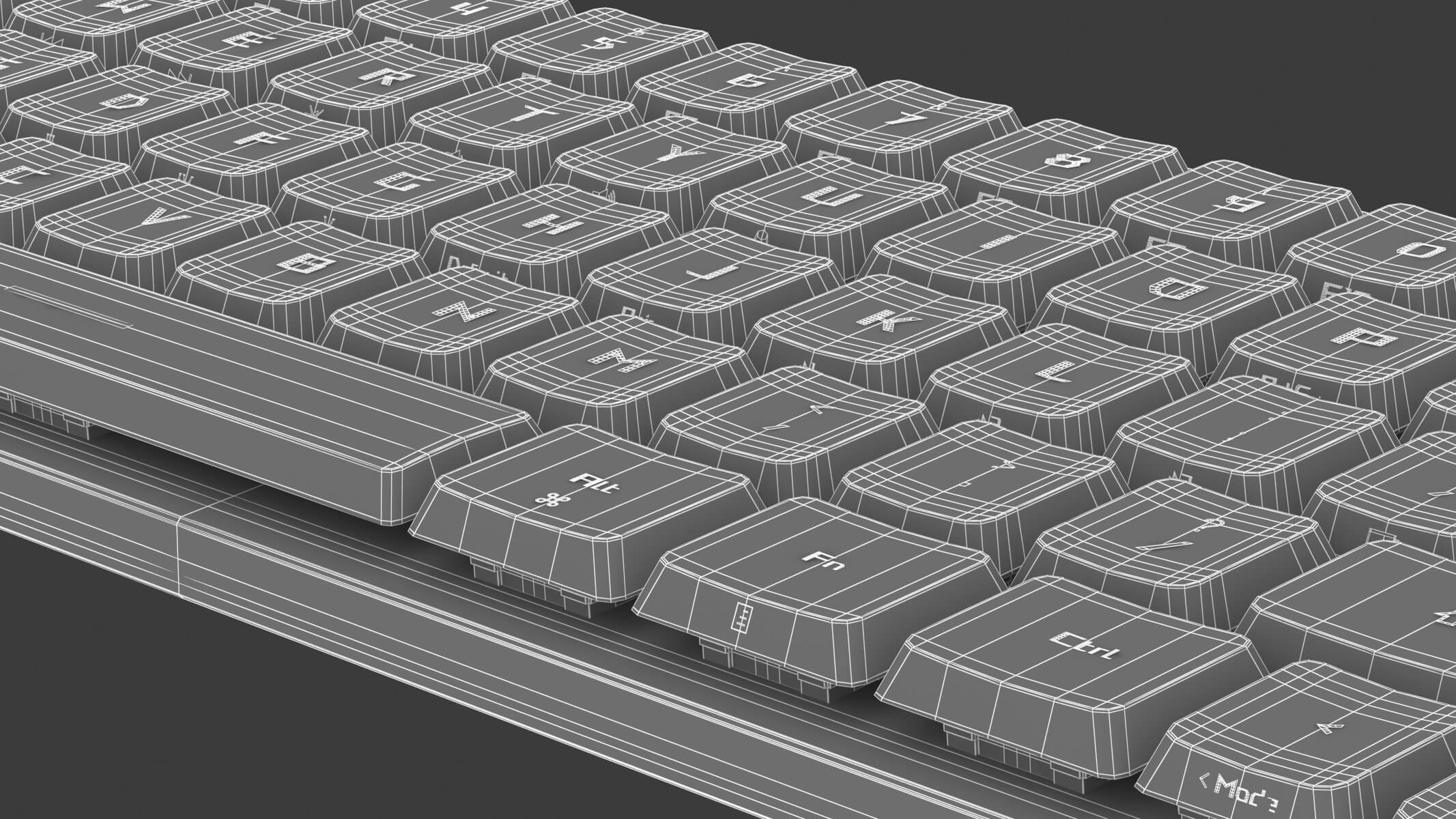 ASUS Rog Falchion RX Low Profile - 3D Model by frezzy