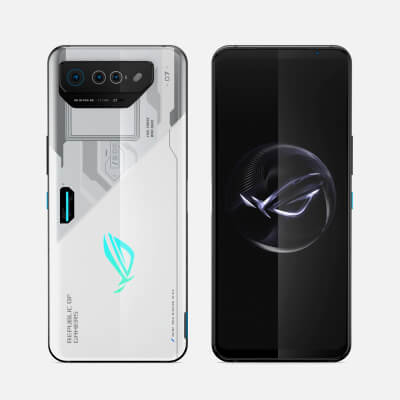 ASUS Rog Phone 7 White - 3D Model by frezzy