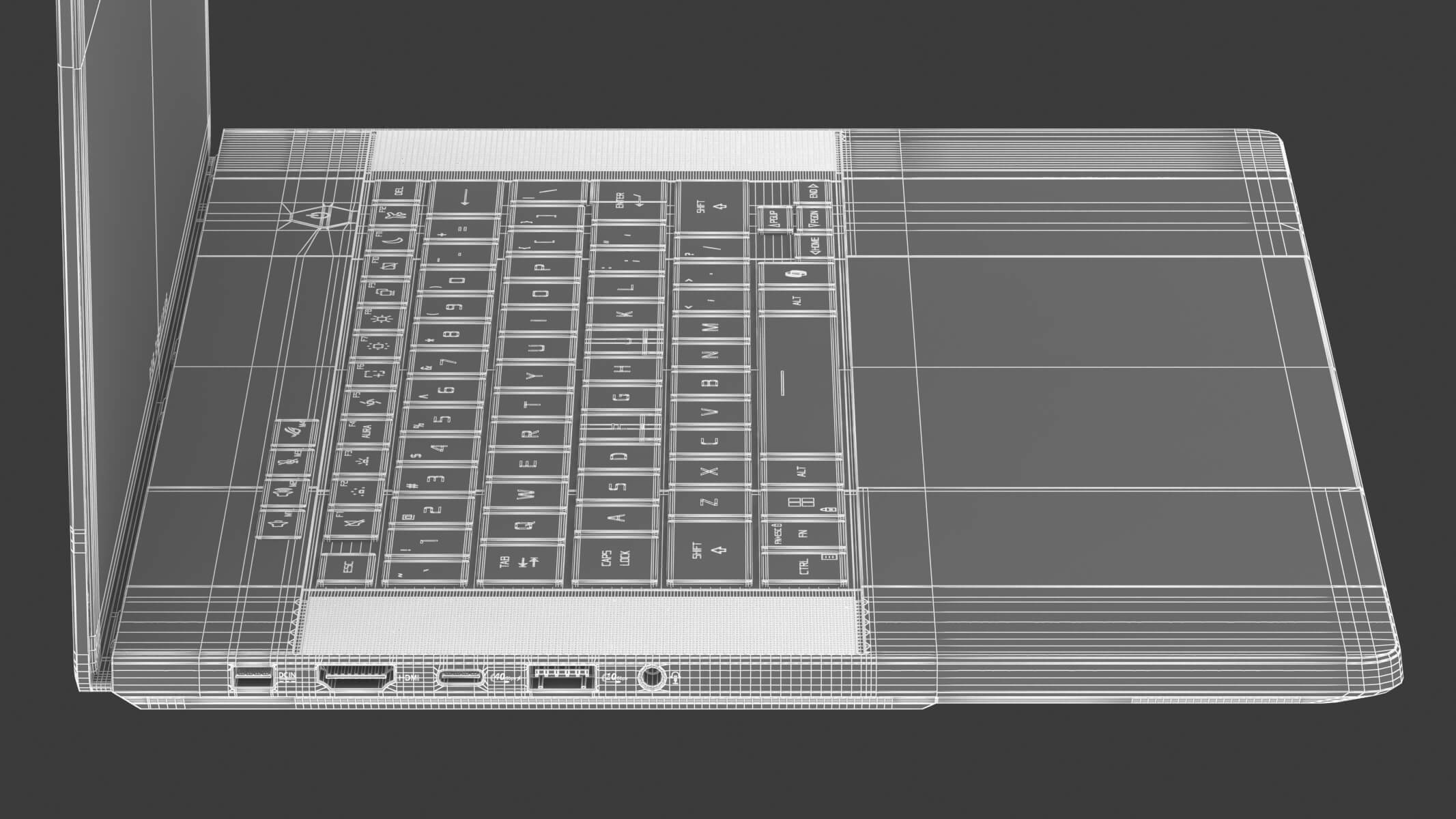 ASUS Rog Zephyrus G16 GA605 Gray - 3D Model by frezzy